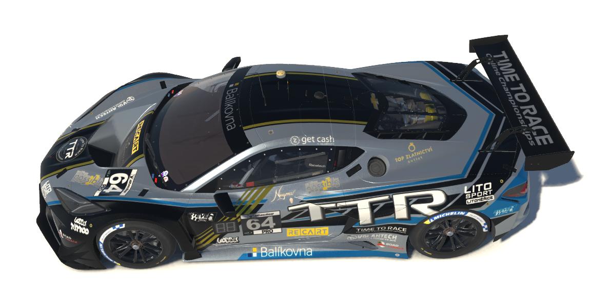 TTR IMSA Corvette Z06 GT3 Livery BLUE by Michal Kovargzhig - Trading Paints