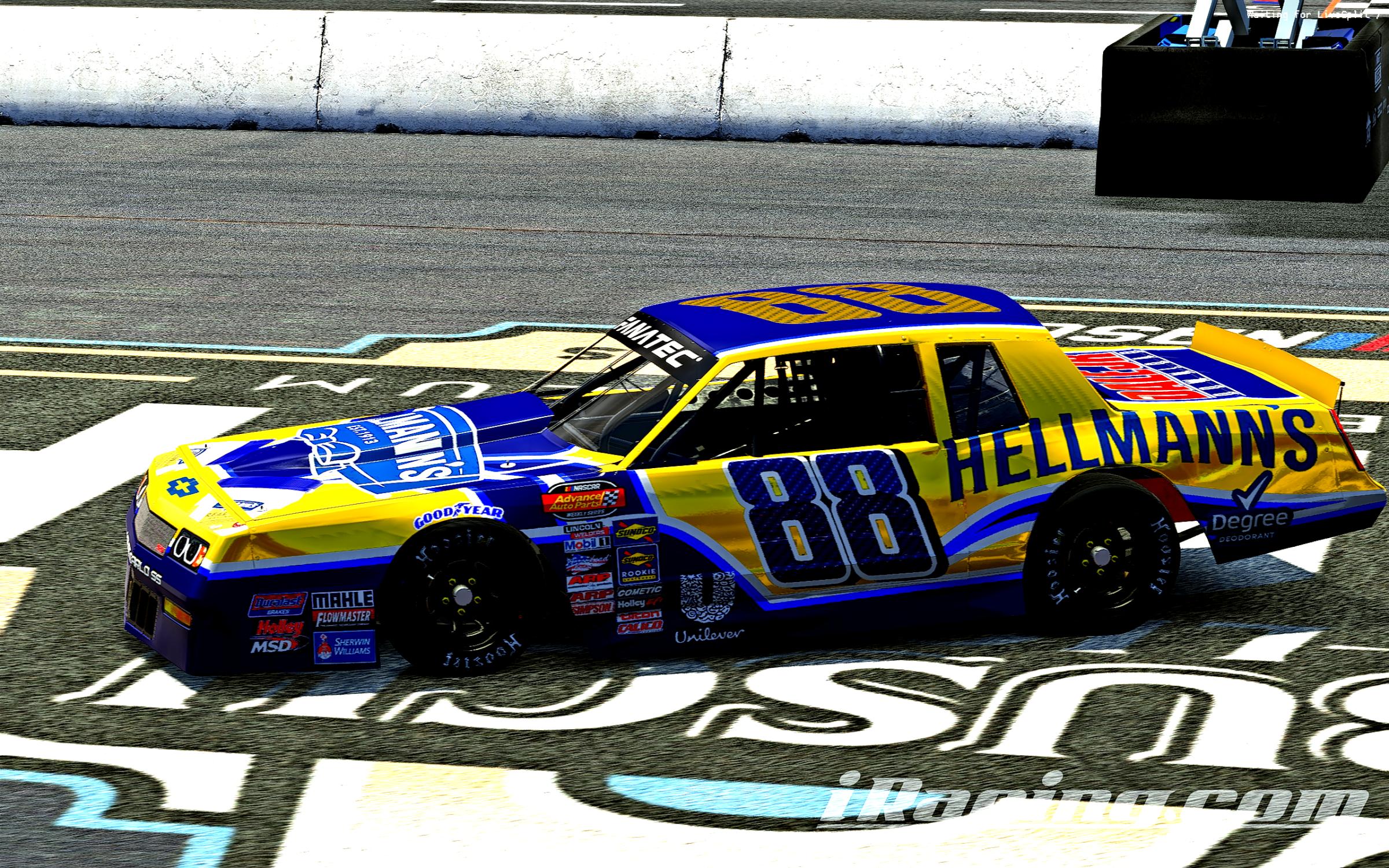 Fictional Dale Jr Hellmanns Monte Carlo 88 by Jeff Slaughter - Trading ...