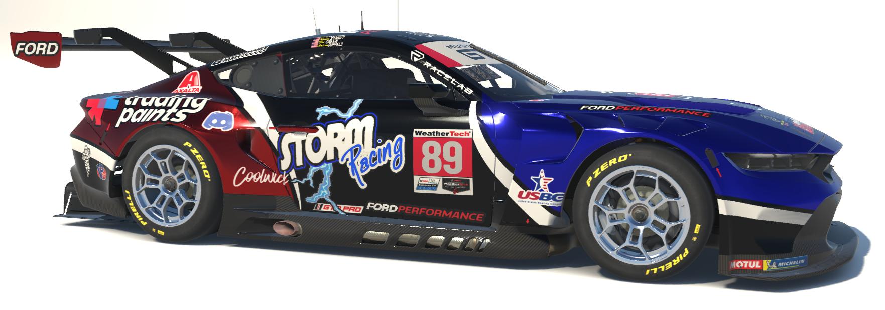 STORM Racing Mustang - Blue by Wesley Strait - Trading Paints