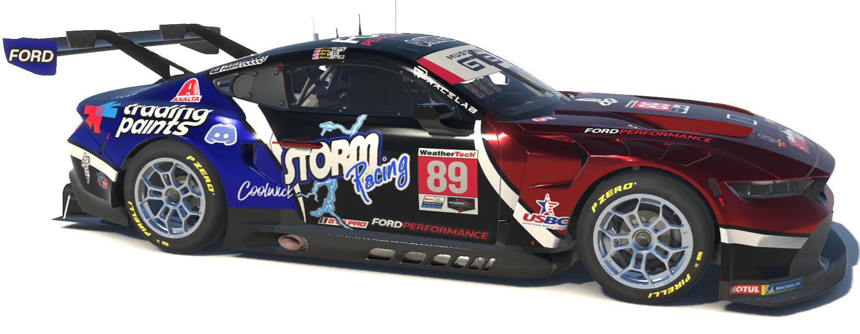 STORM Racing Mustang - Red by Wesley Strait - Trading Paints