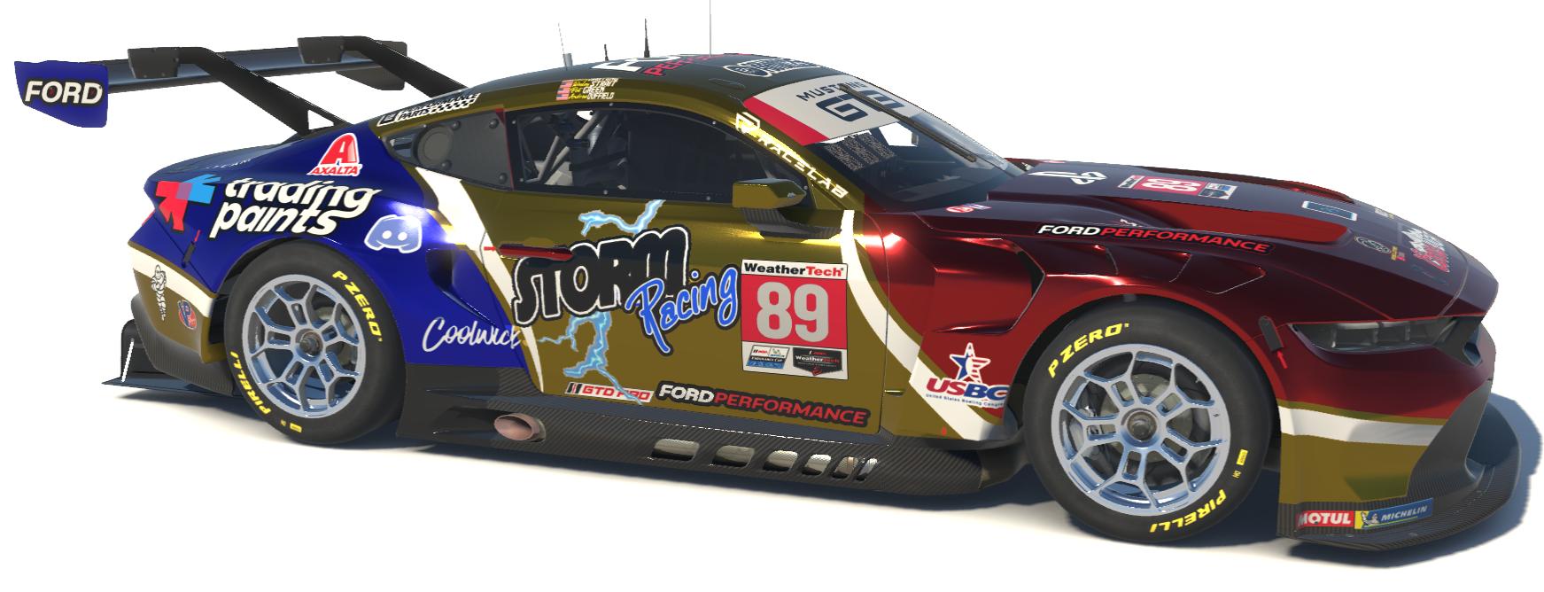 STORM Racing Mustang - Red by Wesley Strait - Trading Paints