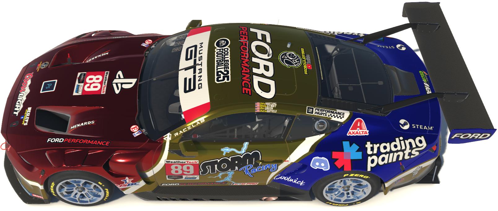 STORM Racing Mustang - Red by Wesley Strait - Trading Paints