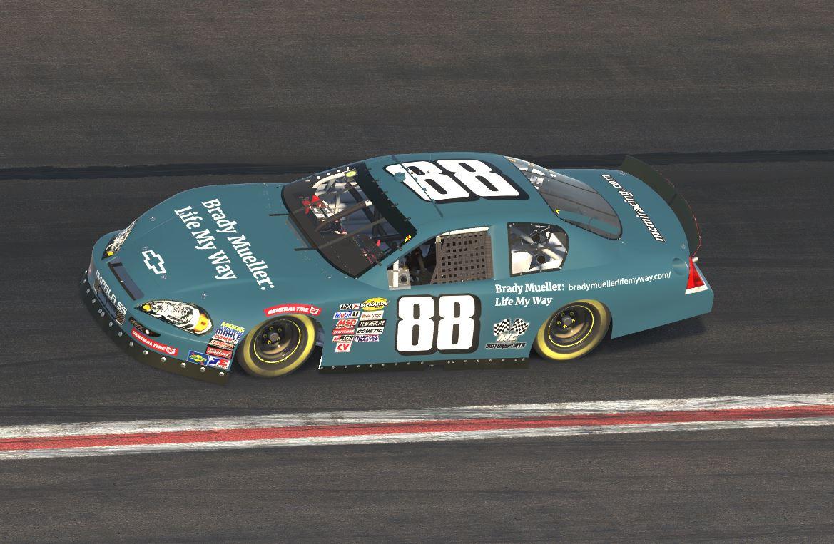 #88 Life My Way Gen 4 Impala by Marty Cmejla - Trading Paints