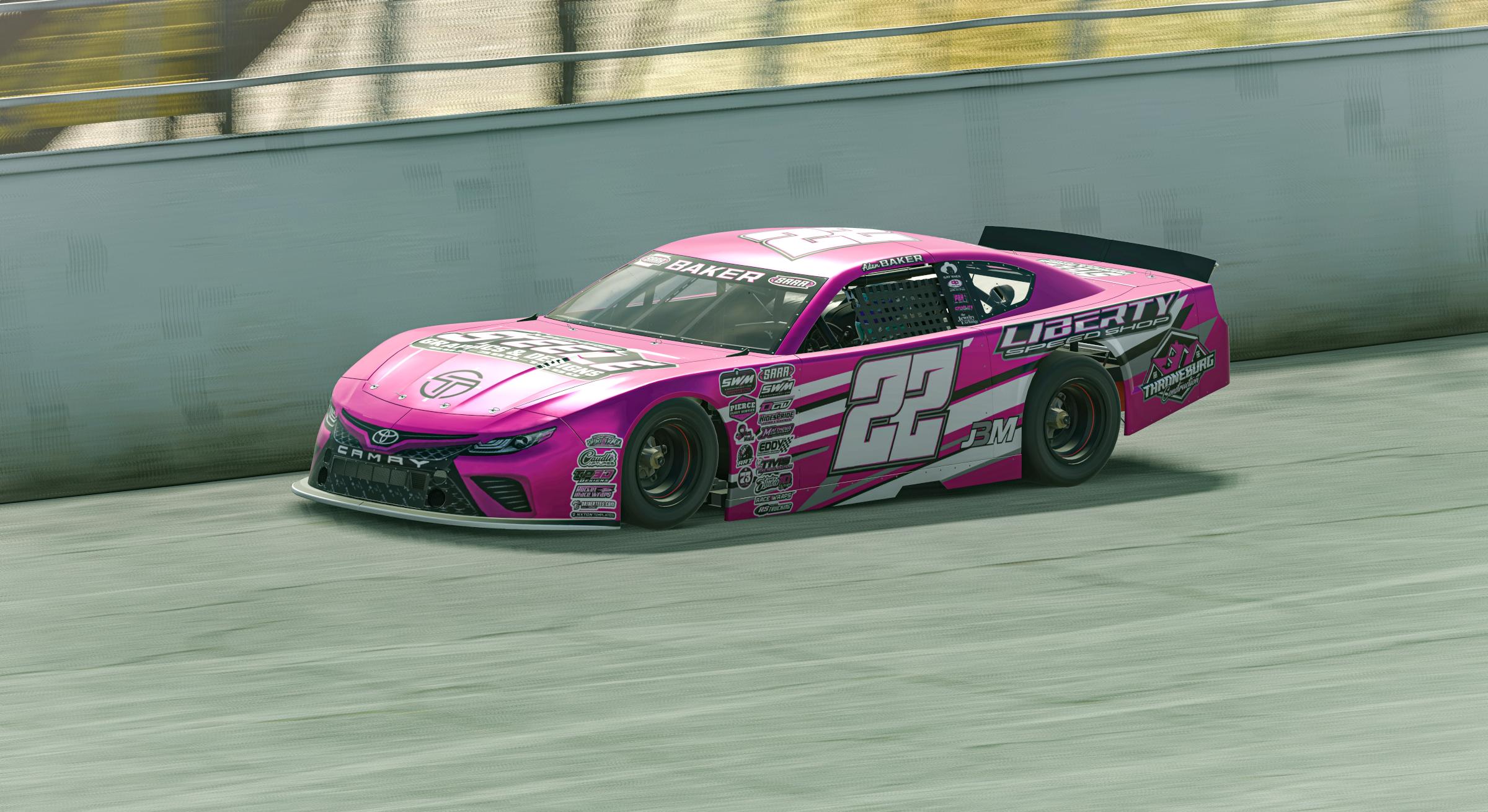 Adam Baker-#22 by Michael J. Steele - Trading Paints