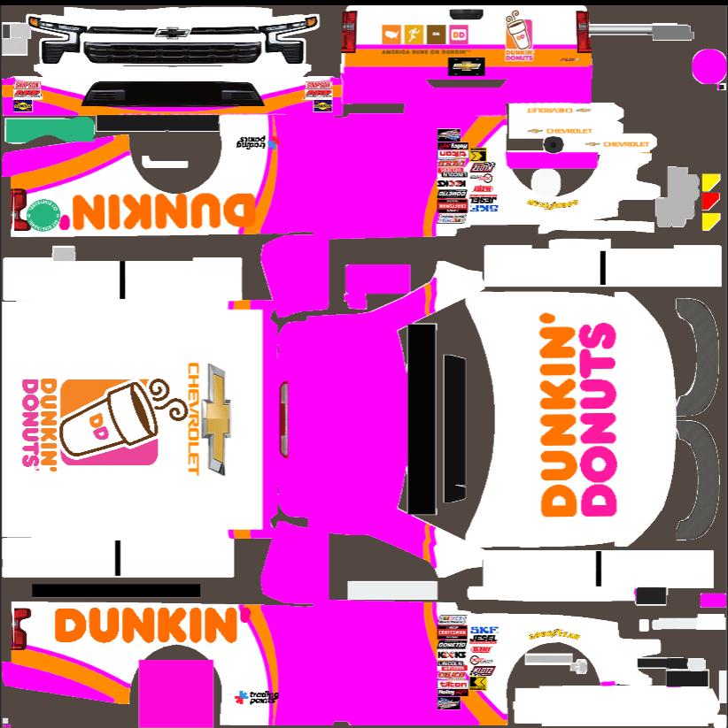 Dunkin Paint Truck by John Kierce - Trading Paints