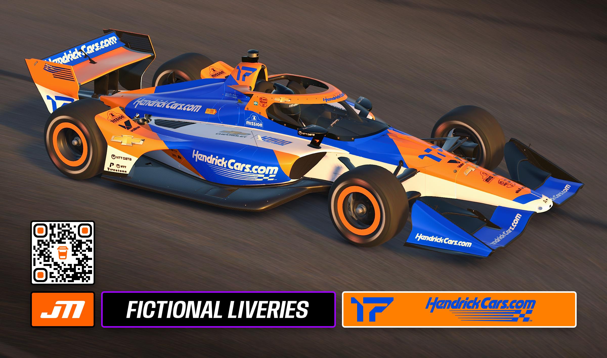 Fictional Kyle Larson #17 HendrickCars.com with Custom Number by Jeff ...