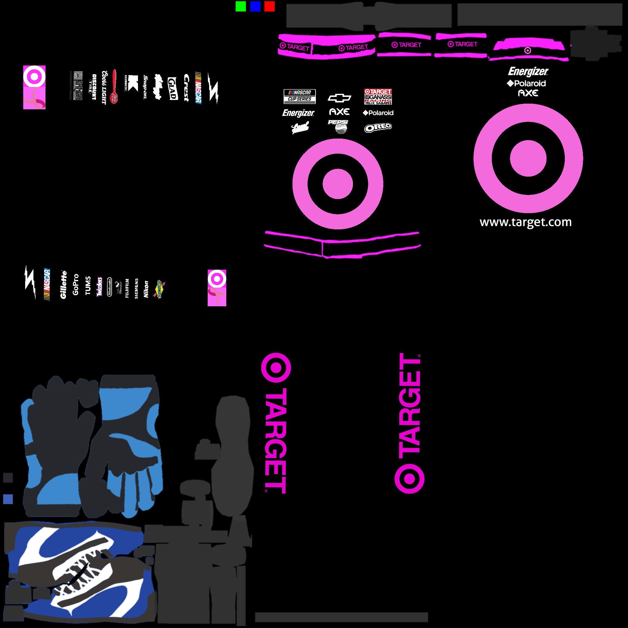 Casey Mears Breast Cancer / Target 2005 NASCAR Cup Series October races ...