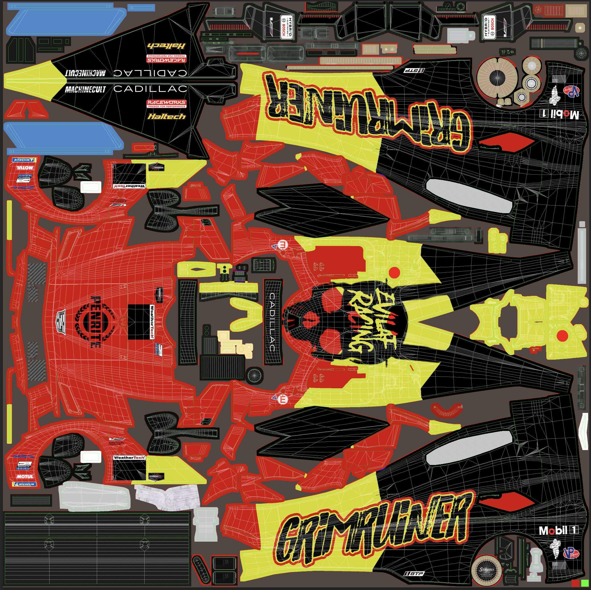 Cadillac VSeriesR GTP 2024 Machinecult Team livery by Ran Maclurkin ...