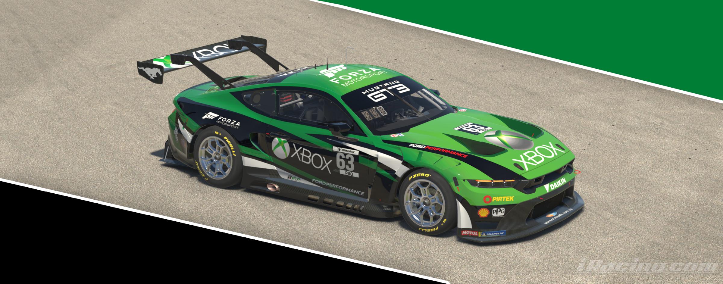Marcos Ambrose XBOX - Mustang GT3 by John Rubino - Trading Paints
