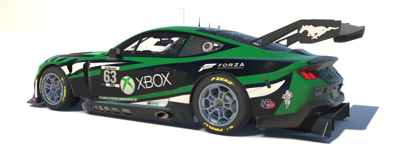 Marcos Ambrose XBOX - Mustang GT3 by John Rubino - Trading Paints