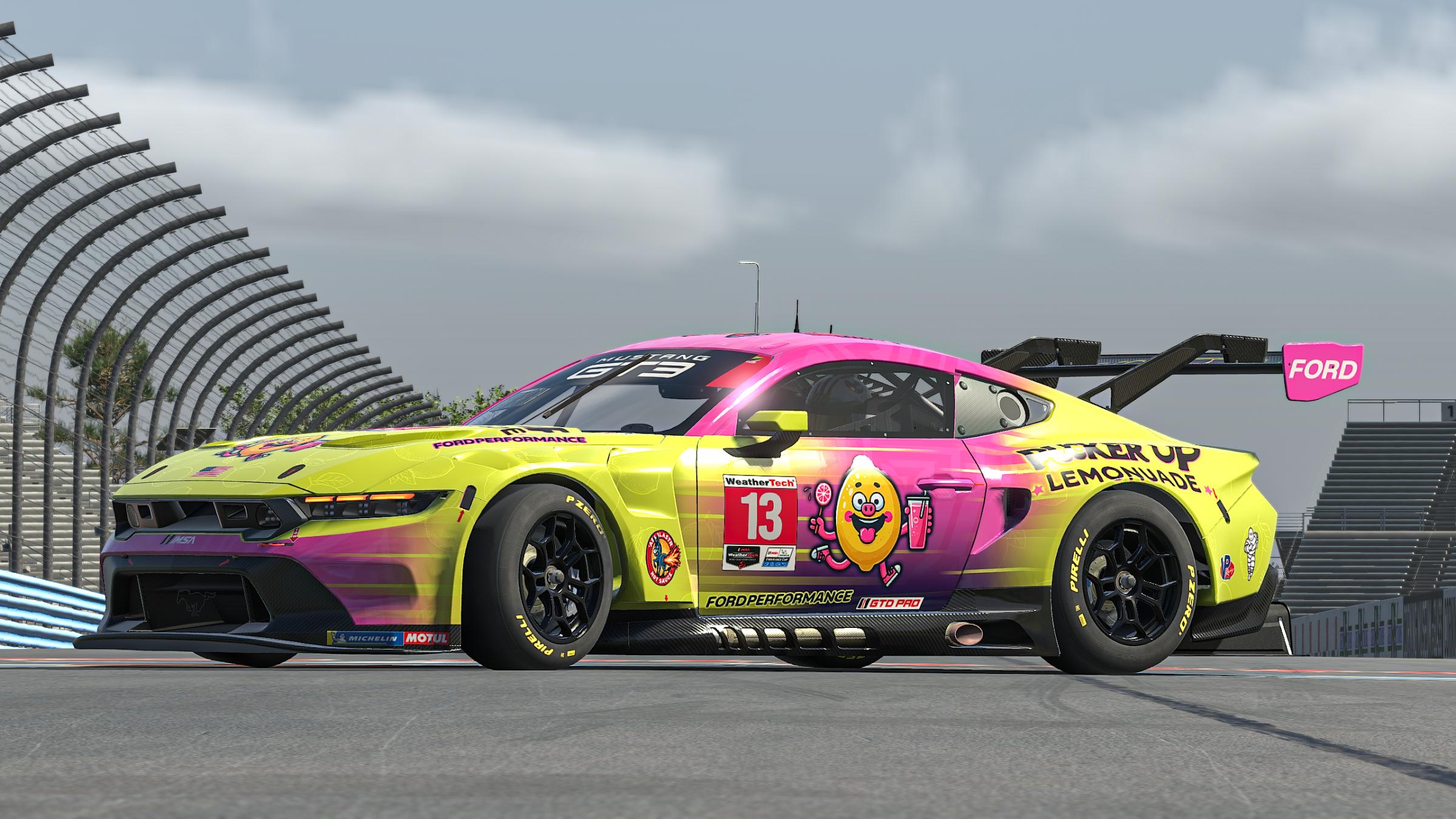 Pucker Up LemonUade Mustang GT3 by Jordan Spoon2 - Trading Paints
