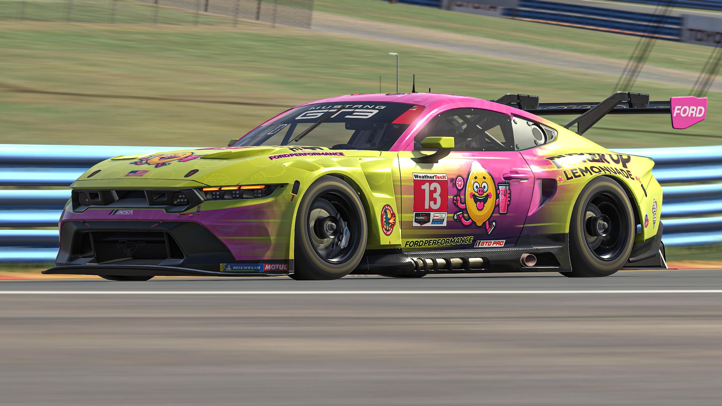 Pucker Up LemonUade Mustang GT3 by Jordan Spoon2 - Trading Paints