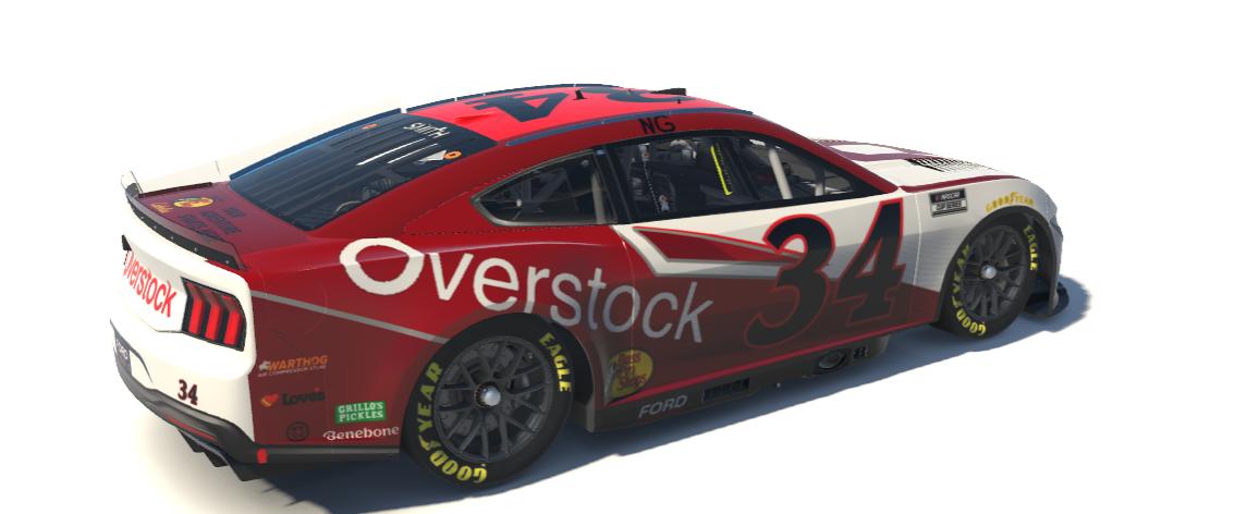 Noah Gragson Fictional 2025 #34 Overstock by Sam D Smith - Trading Paints