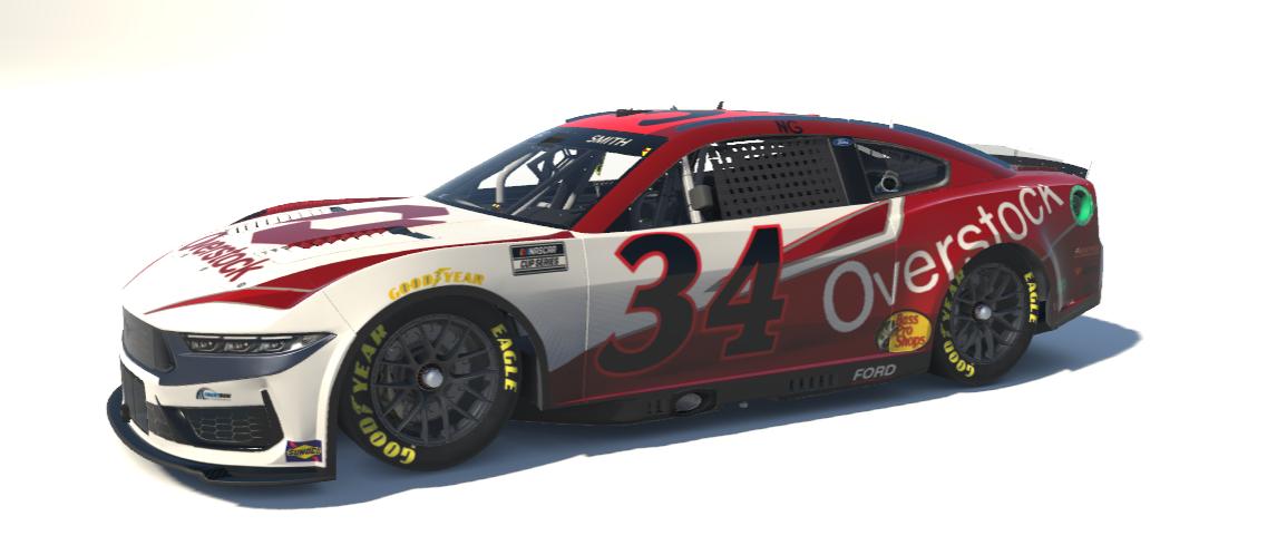 Noah Gragson Fictional 2025 #34 Overstock by Sam D Smith - Trading Paints