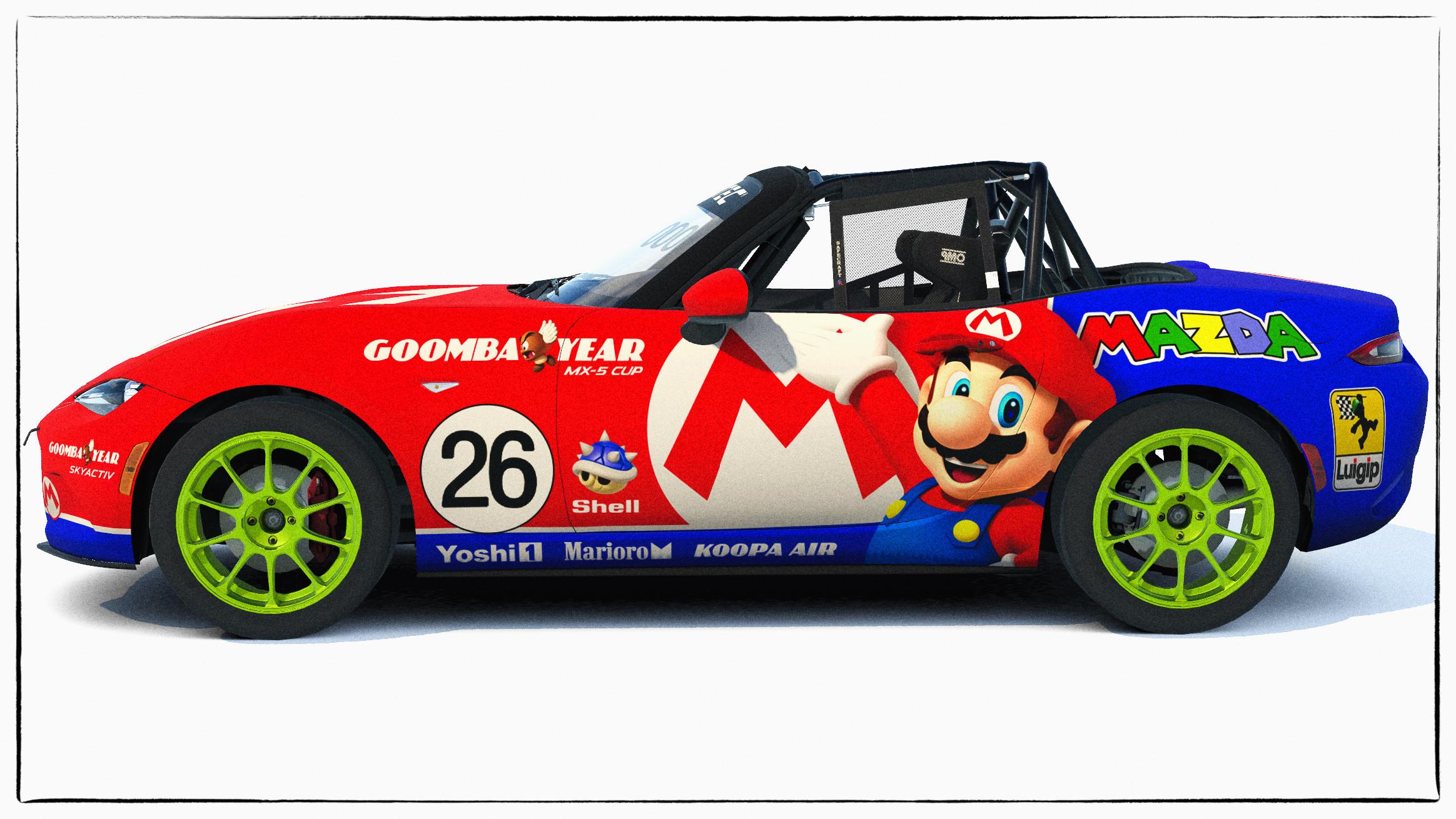Mario Mazda MX5 - 2021 UPDATE - Matte Finish by Simon Bailey - Trading ...