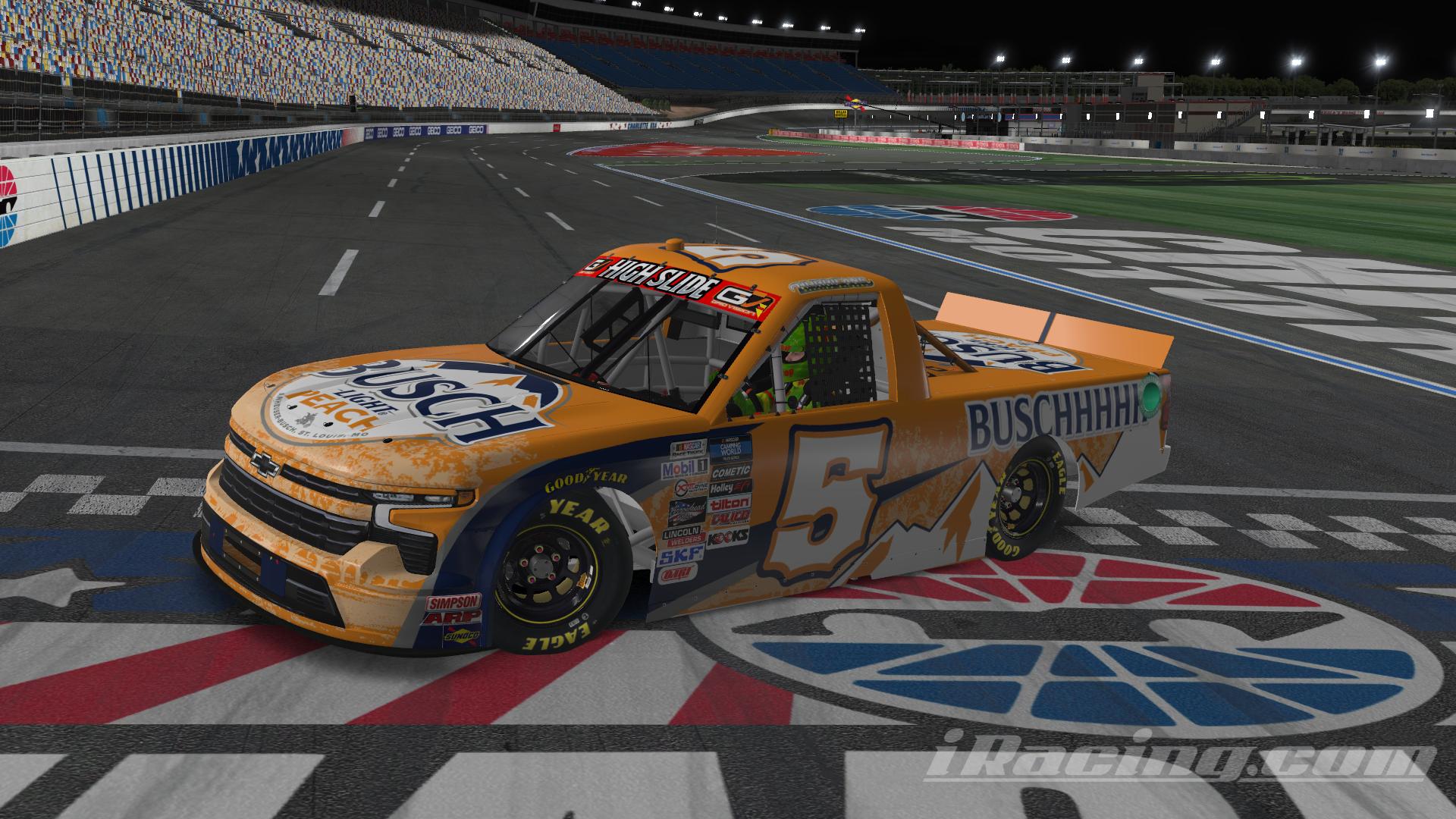 Busch Peach by Derrike Grigsby - Trading Paints