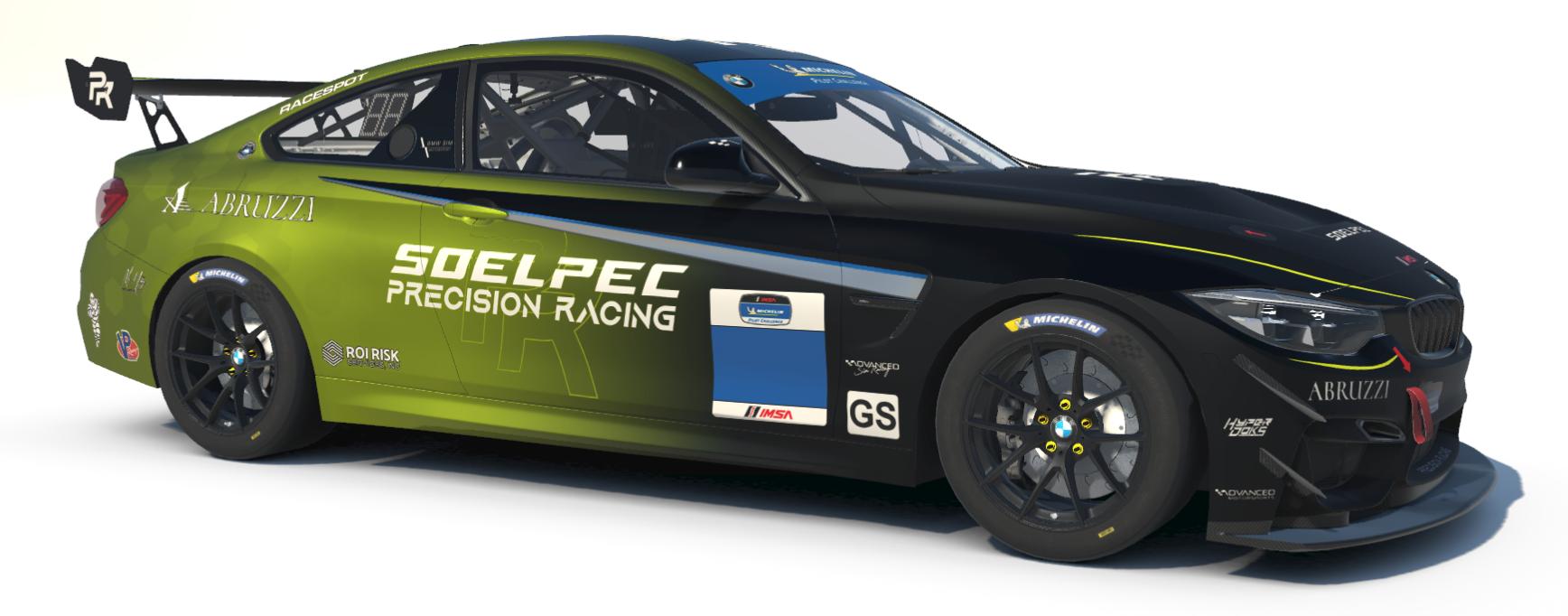 SOELPEC Precision Racing BMW M4 GT4 by Jeff T Evans - Trading Paints