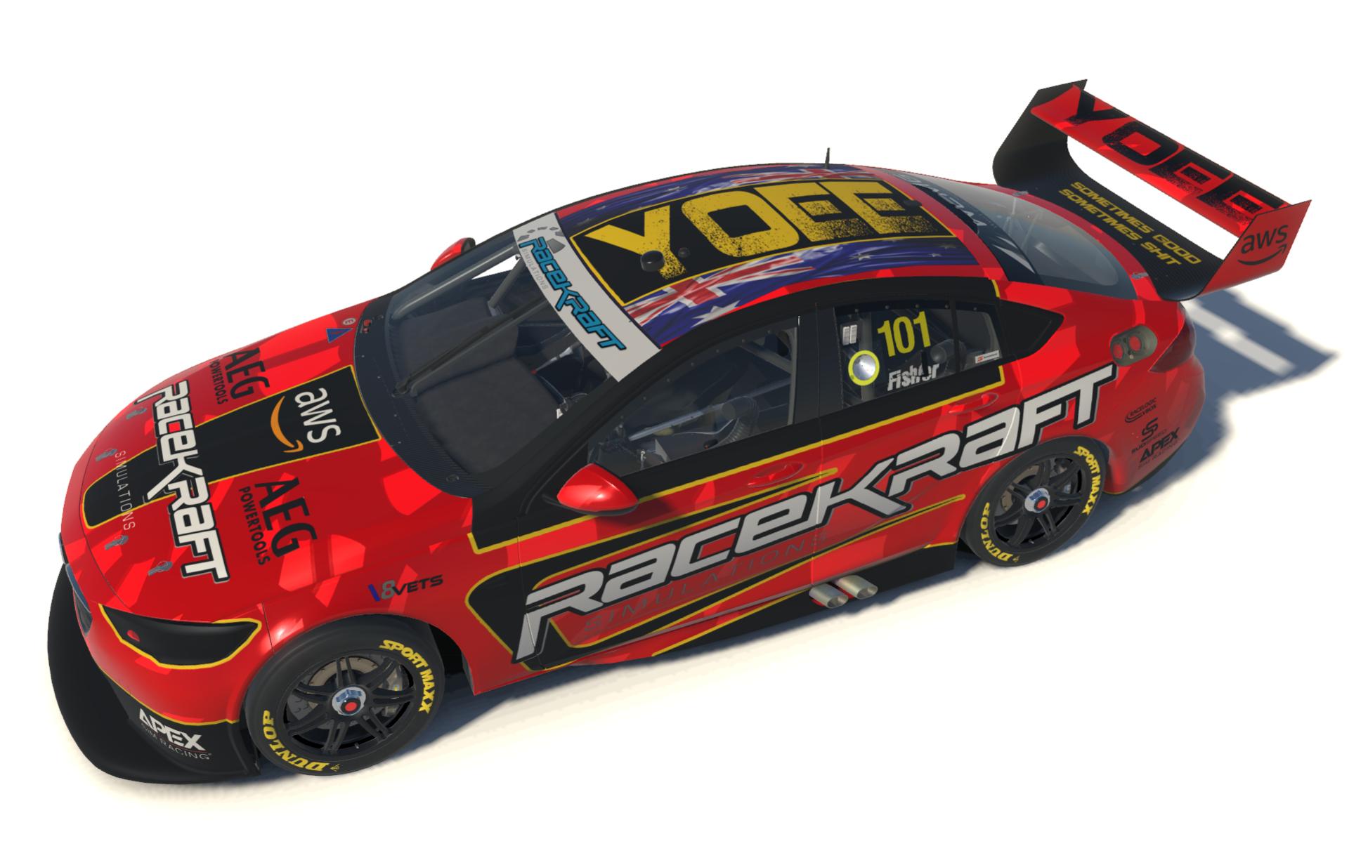 s20 Yoee Racekraft ZB commodore by Brett Fisher2 - Trading Paints