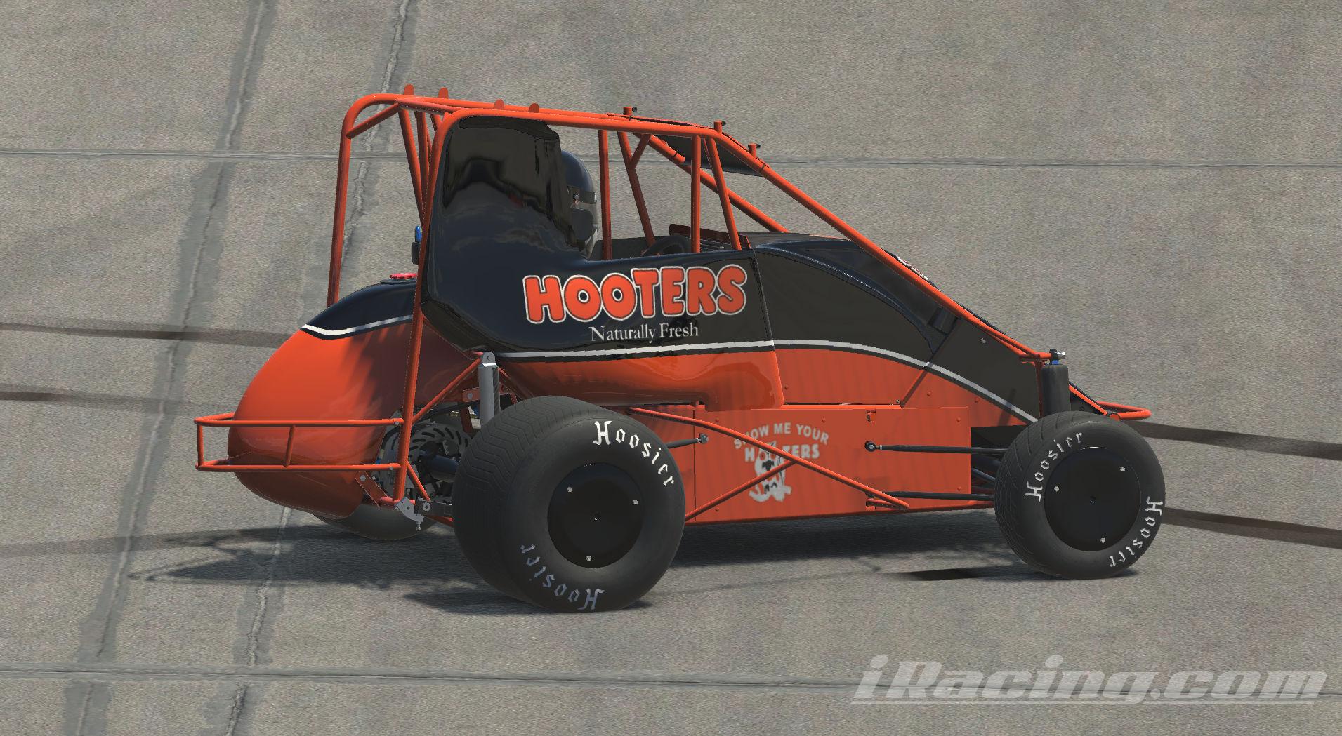 HOOTERS Dirt Micro Sprint Orange and Black (NON WING) by Scott Van Ness ...