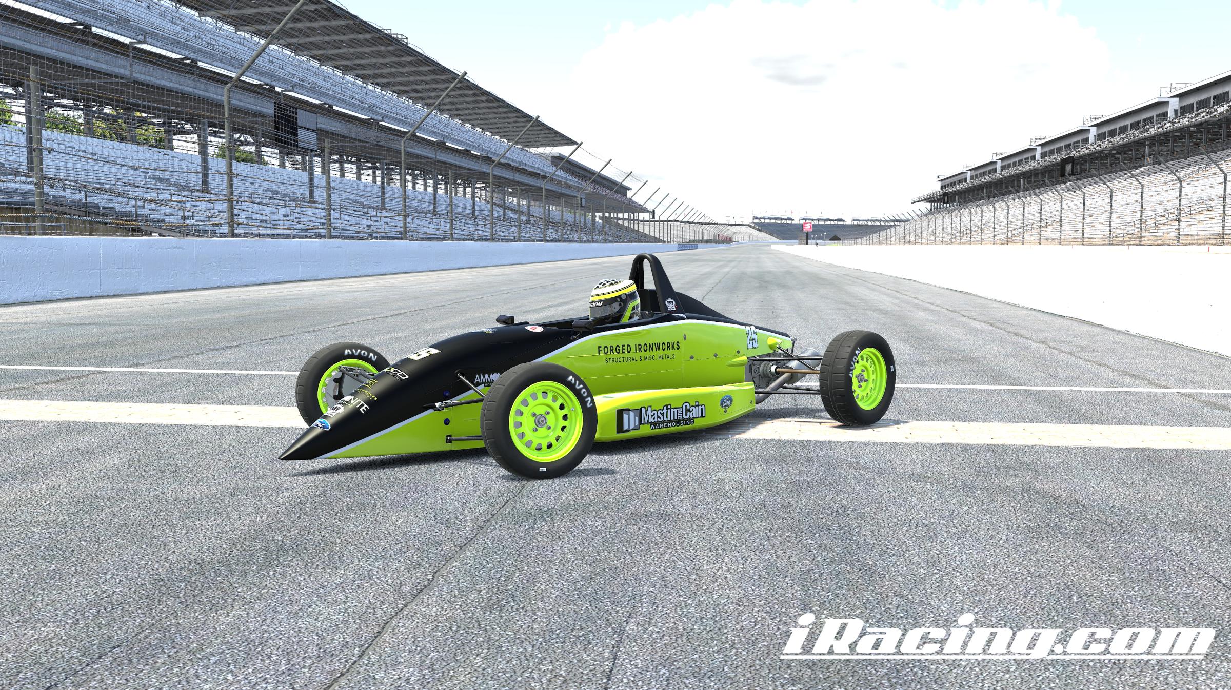 #25 Forged Ironworks Ford Ray FF1600 by Kendrick Hom - Trading Paints