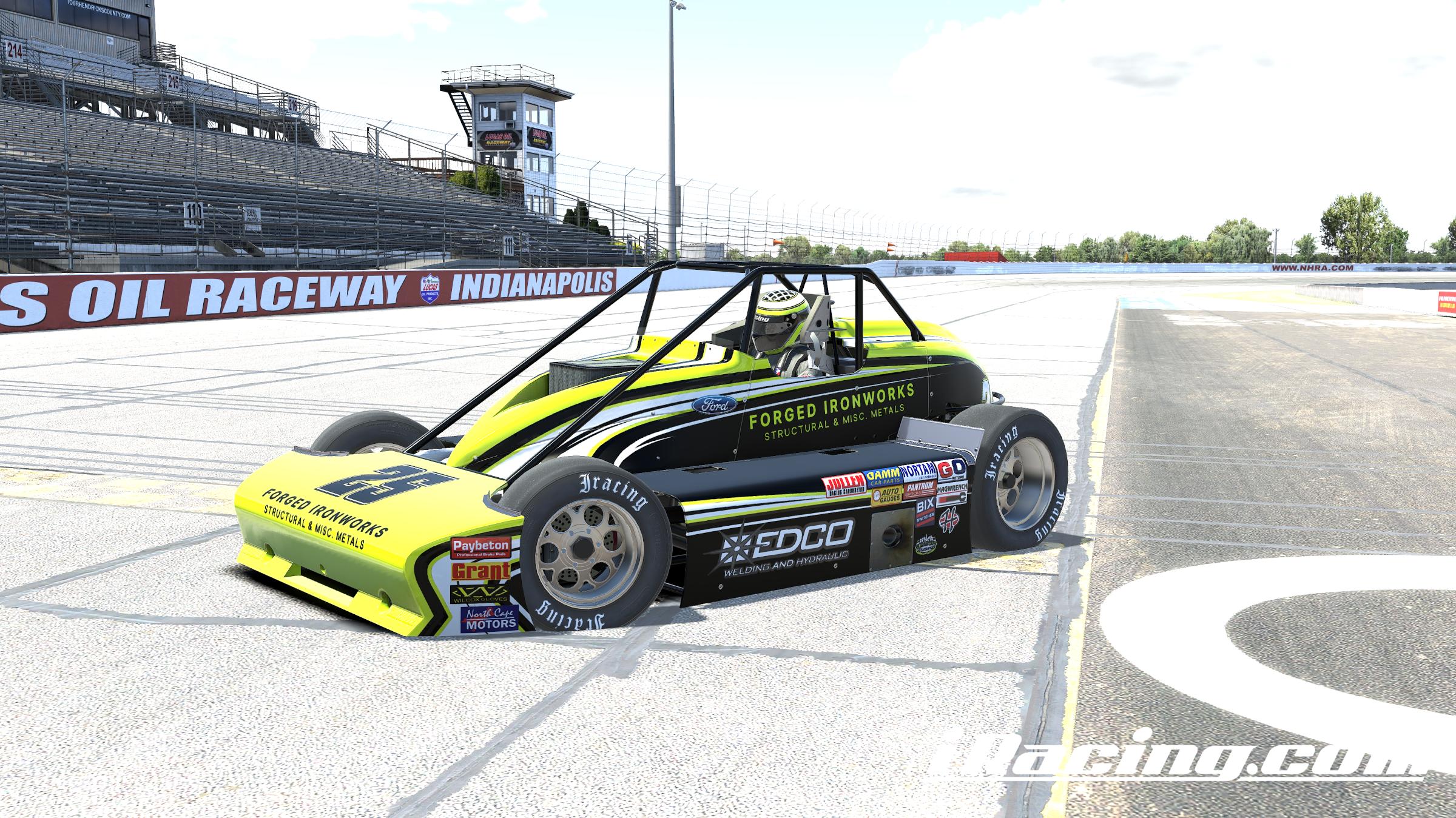 #25 Forged Ironworks Ford Silver Crown by Kendrick Hom - Trading Paints