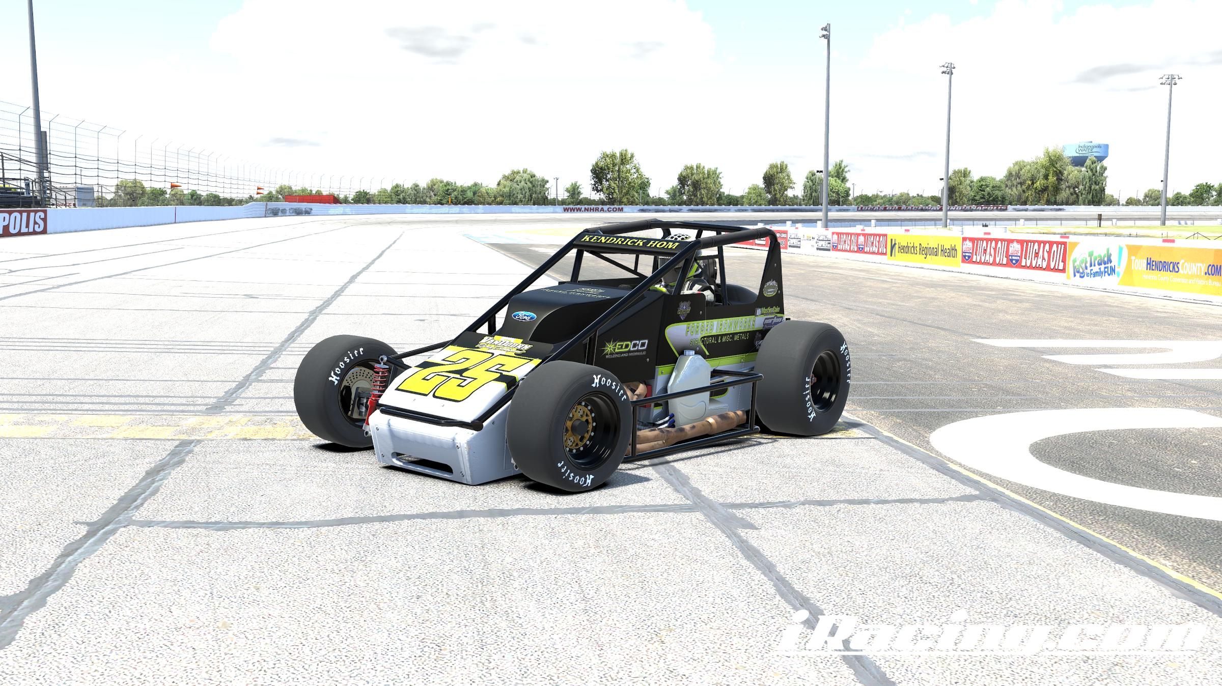 #25 Forged Ironworks Ford Sprint Car by Kendrick Hom - Trading Paints