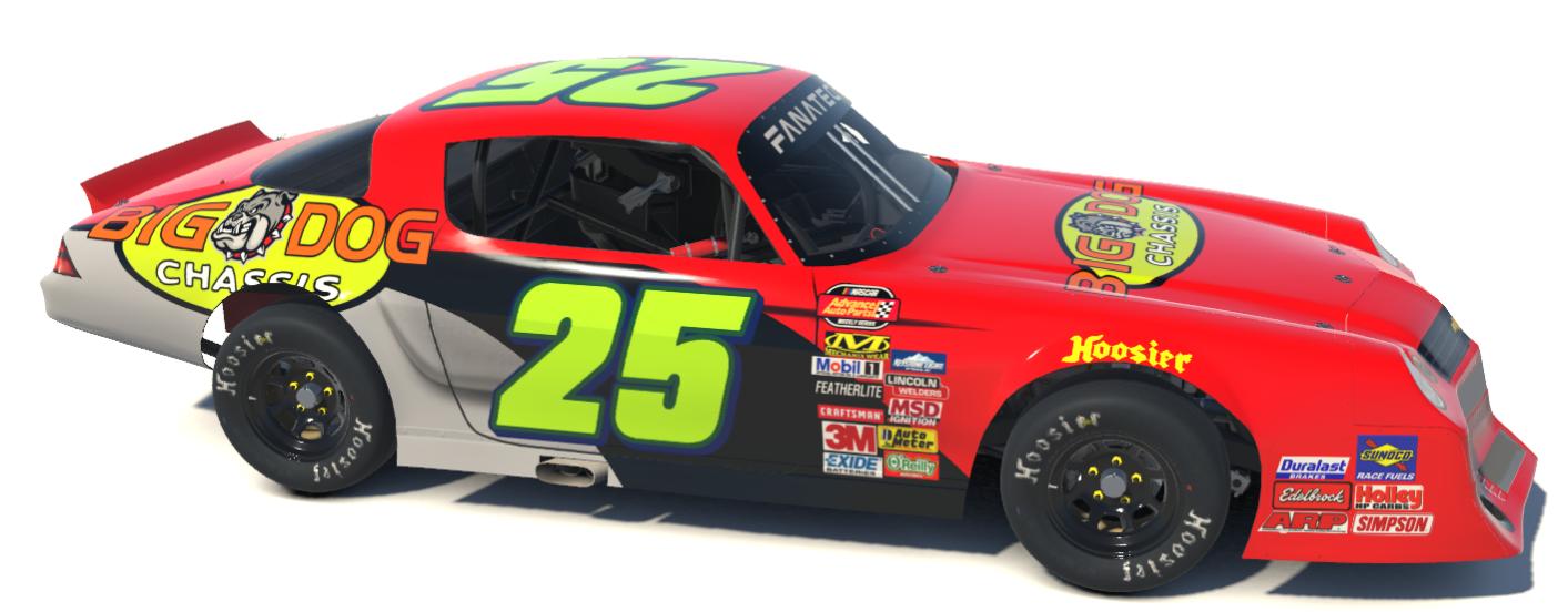 N 25 Big Dog Chassis Chevy Camaro by Joseph Segalla - Trading Paints