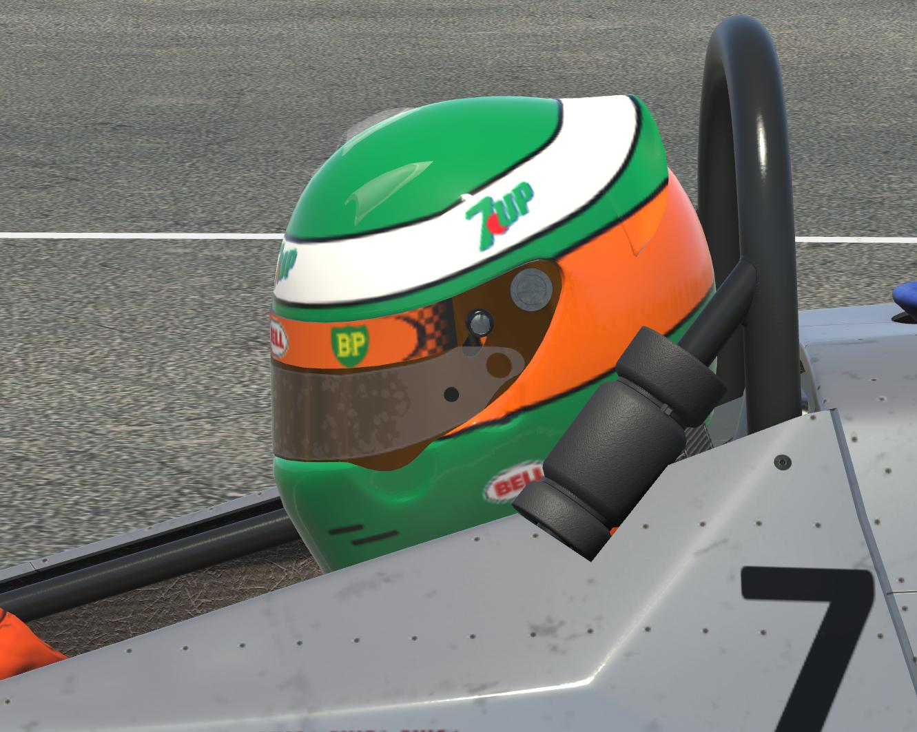 7up Helmet by Bruce Funderburg - Trading Paints