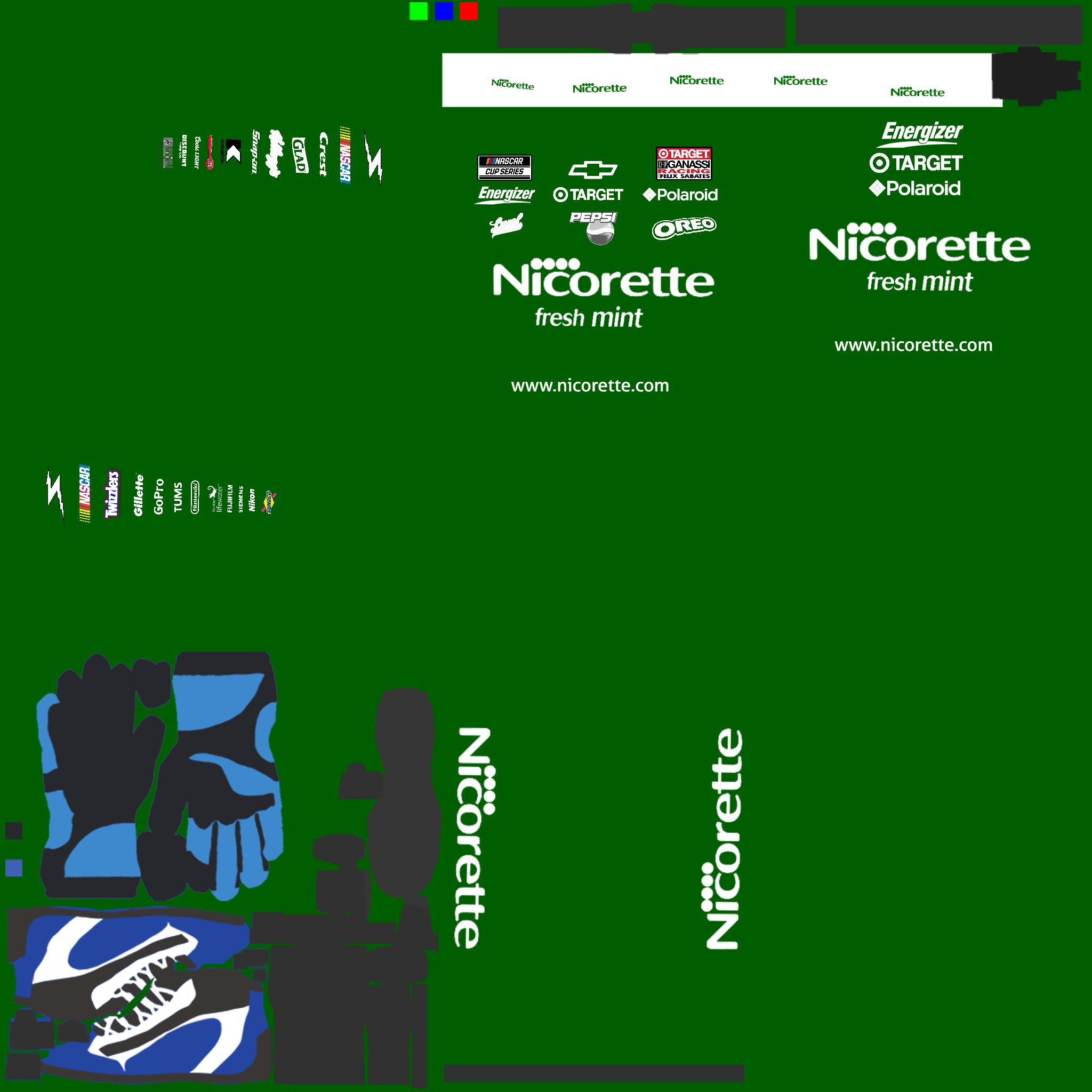 Casey Mears Nicorette / Target Verison 2 2005 Golden Corral 500 ...