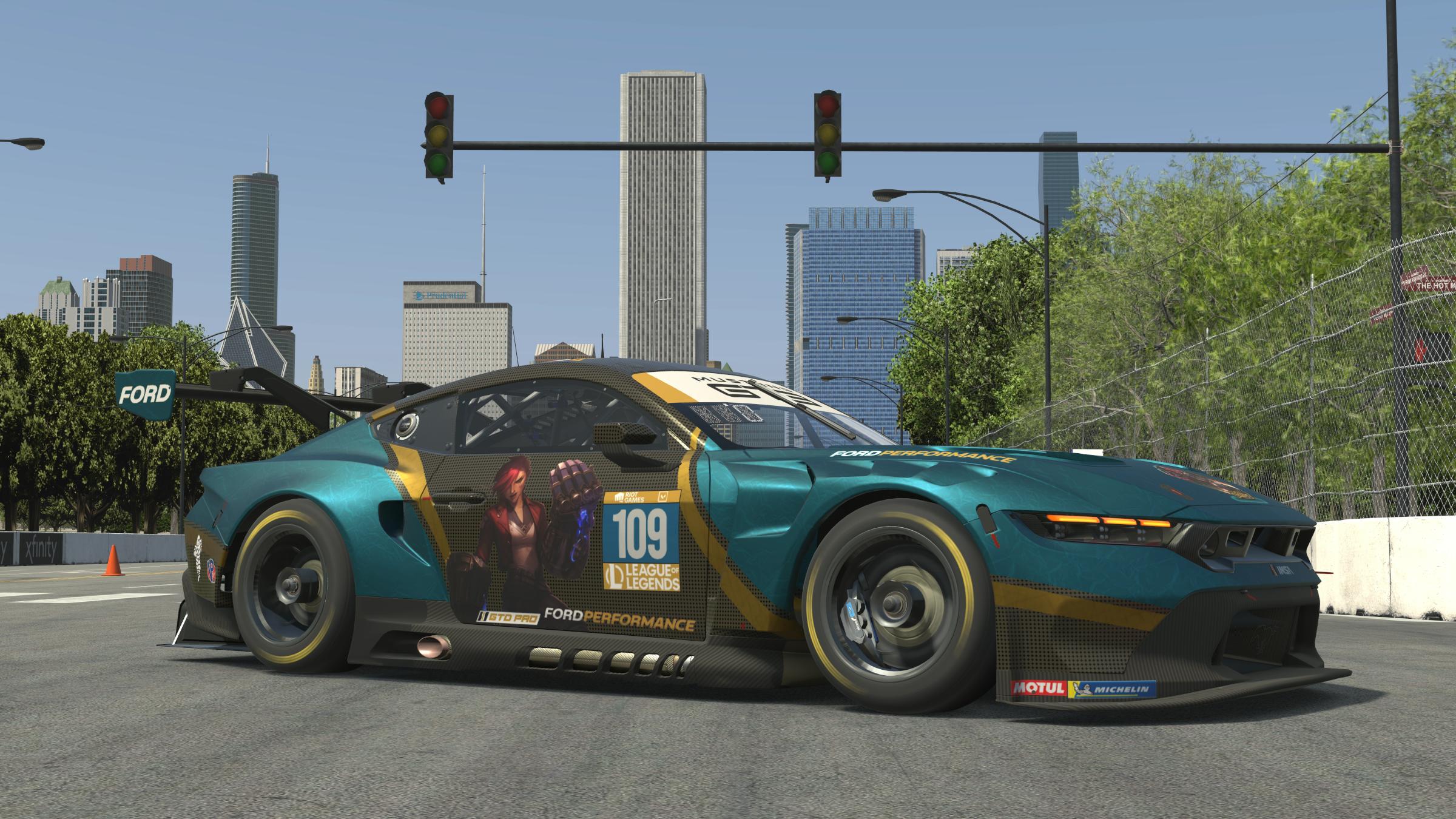 League of Legends Vi Mustang GT3 by Jewel Wolfe - Trading Paints