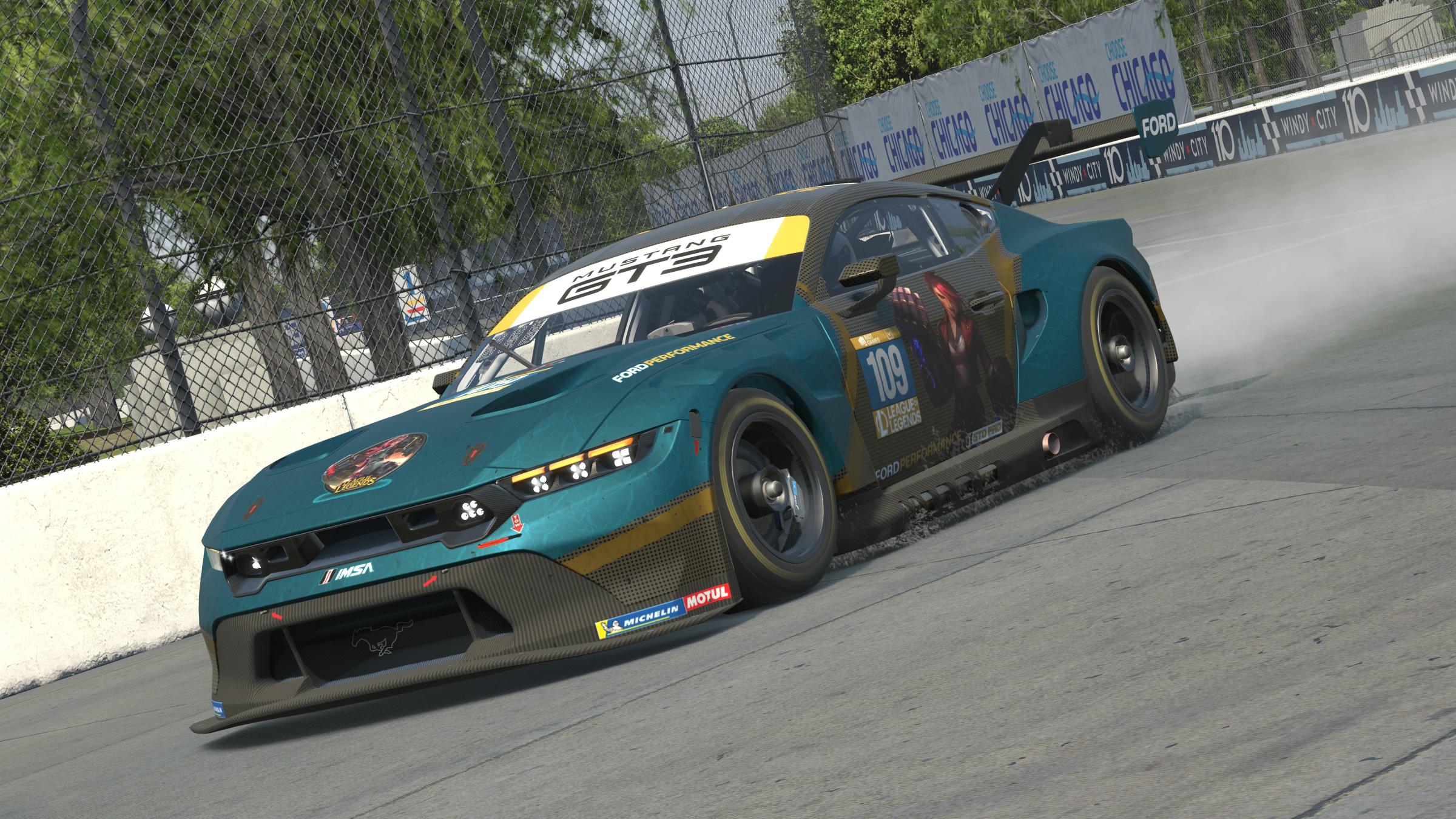 League of Legends Vi Mustang GT3 by Jewel Wolfe - Trading Paints