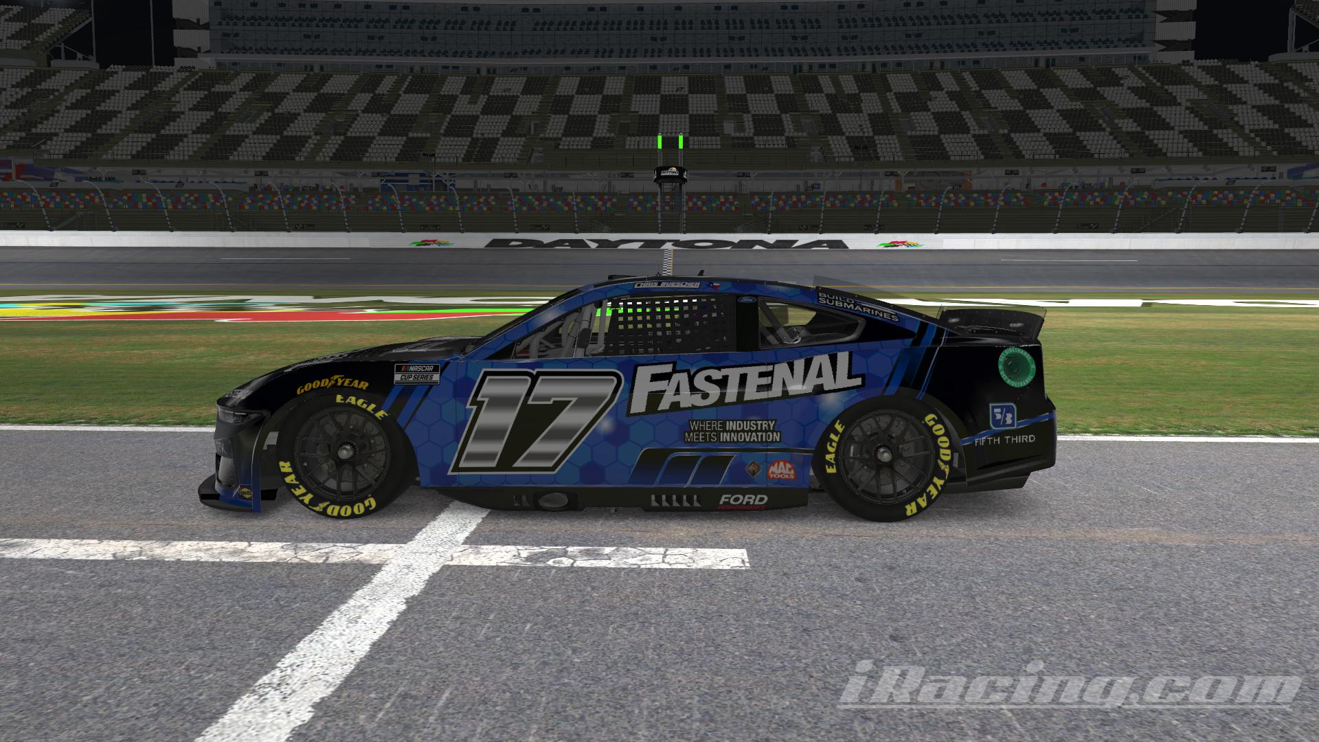 Chris Buescher #17 2025 Fastenal Concept Ford Darkhorse by Owen Lacks ...