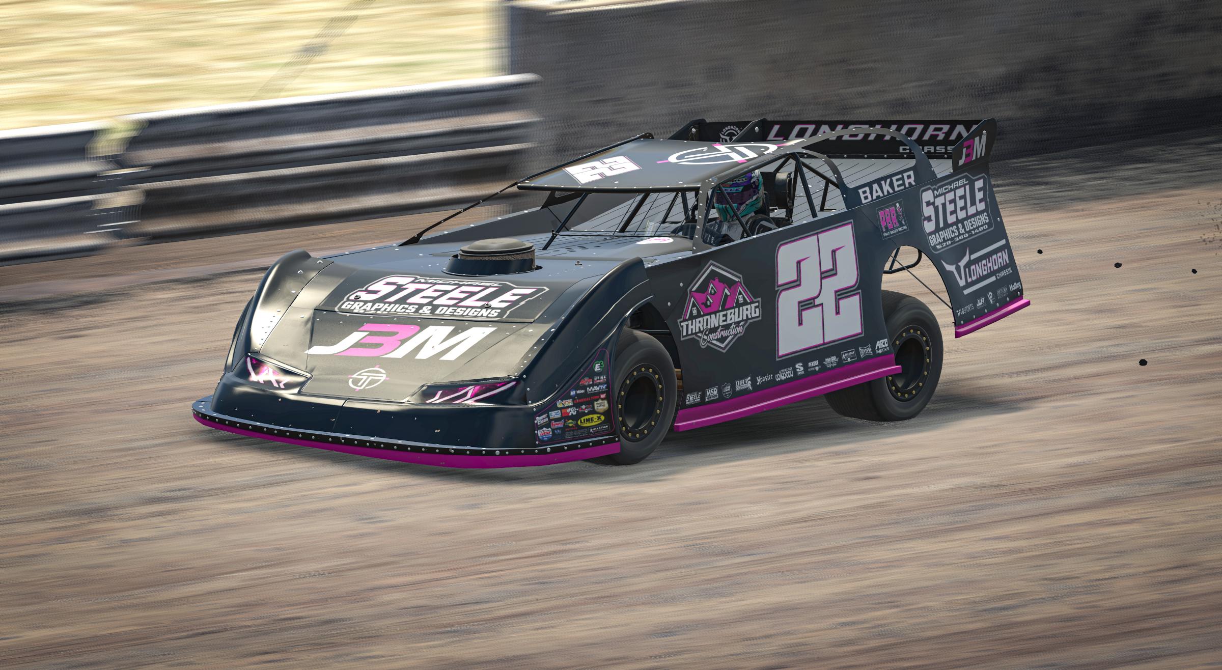 Adam Baker-#22 by Michael J. Steele - Trading Paints