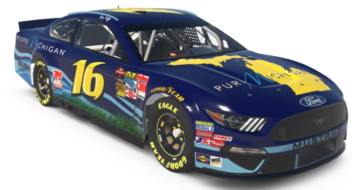 2011 Roush Fenway Racing Pure Michigan Ford Mustang (Sim Stamped) by ...