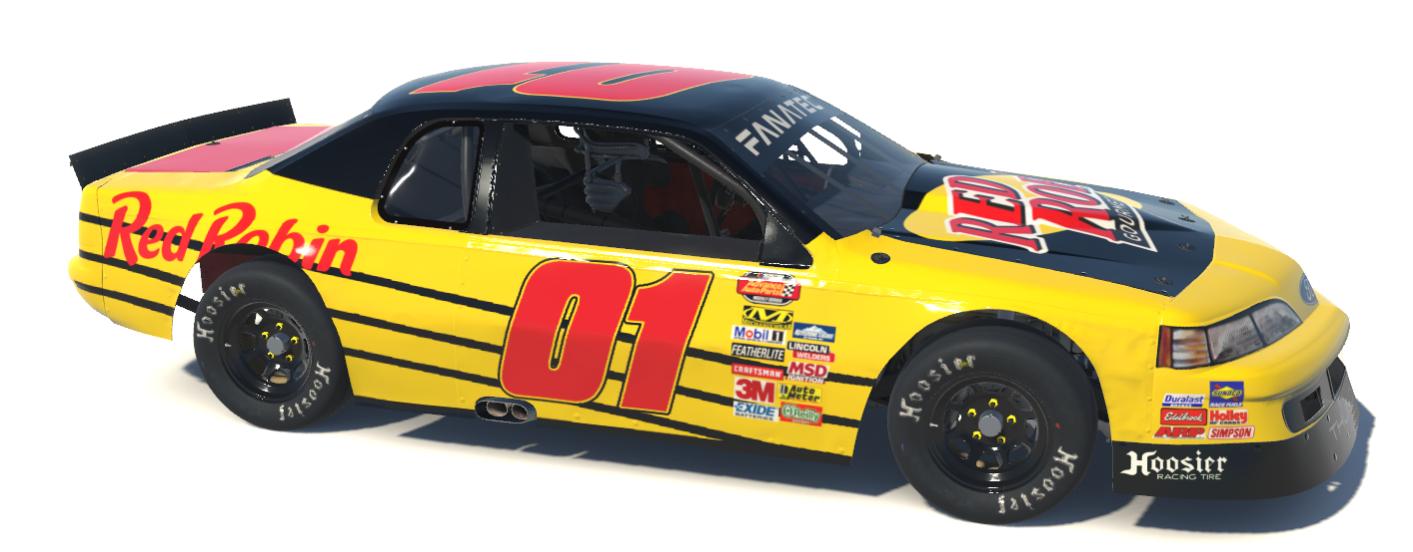 N 01 Red Robin Ford Thunderbird by Joseph Segalla - Trading Paints