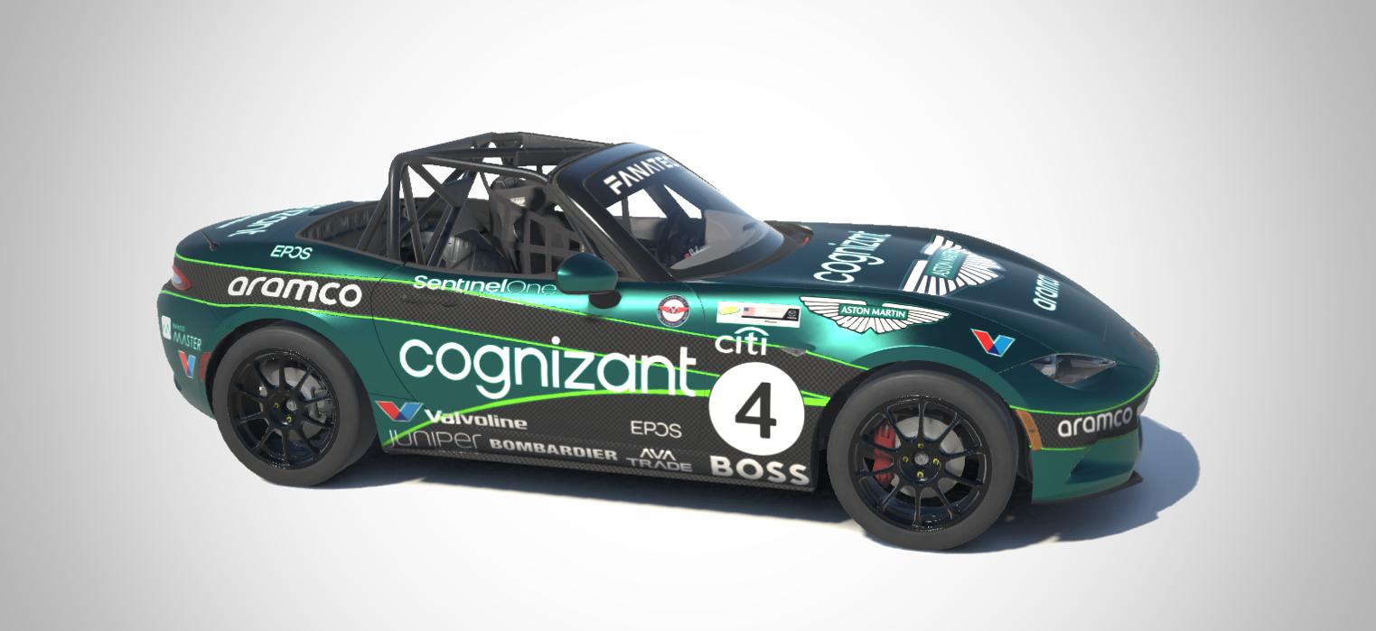 F1 Aston Martin Aramco Replica MX5 with Carbon Fiber and Chrome Spec by ...