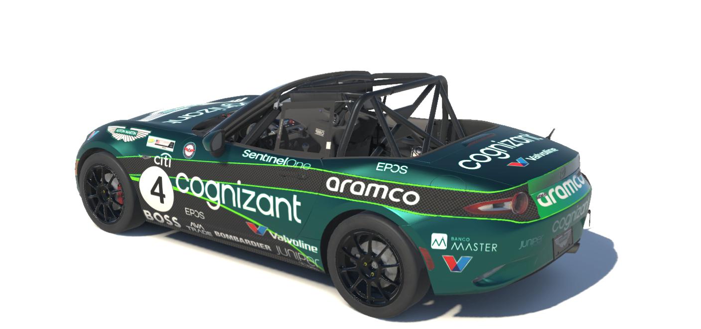 F1 Aston Martin Aramco Replica MX5 with Carbon Fiber and Chrome Spec by ...