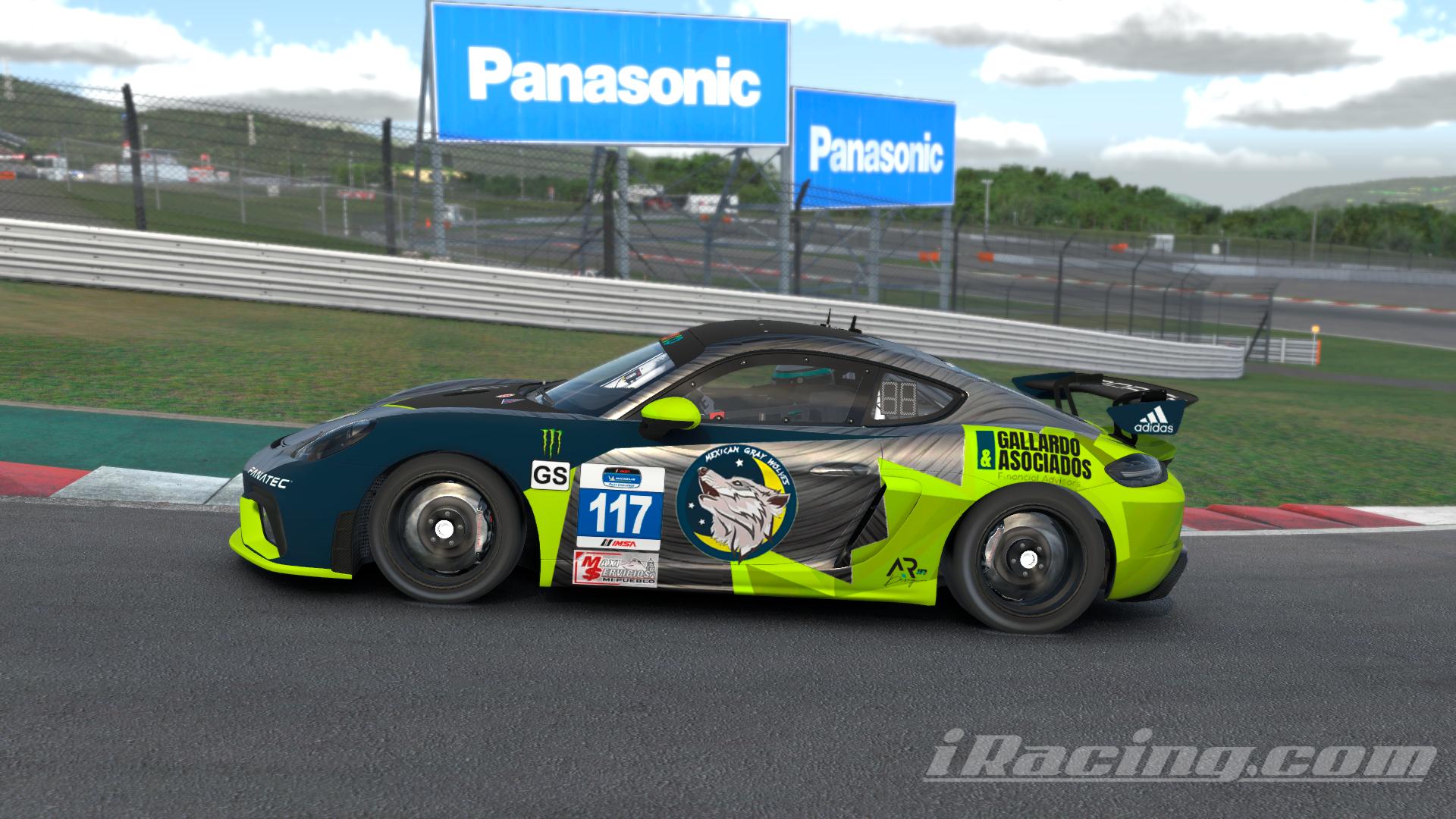 PORSCHE GT4 WOLVES by Arturo Romero - Trading Paints