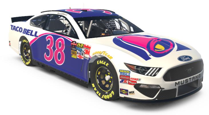 2010 Front Row Motorsports Taco Bell Ford Mustang (Sim Stamped) by ...