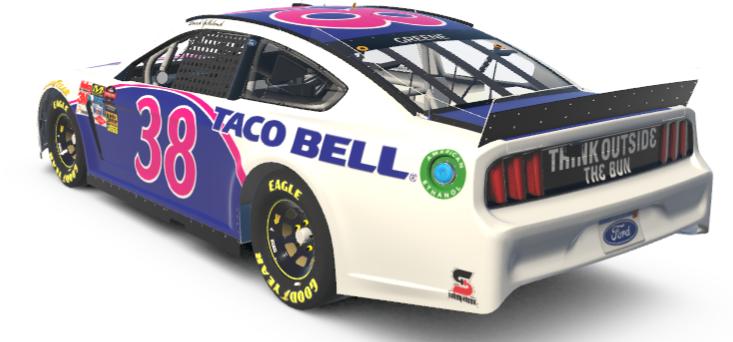 2010 Front Row Motorsports Taco Bell Ford Mustang (Sim Stamped) by ...