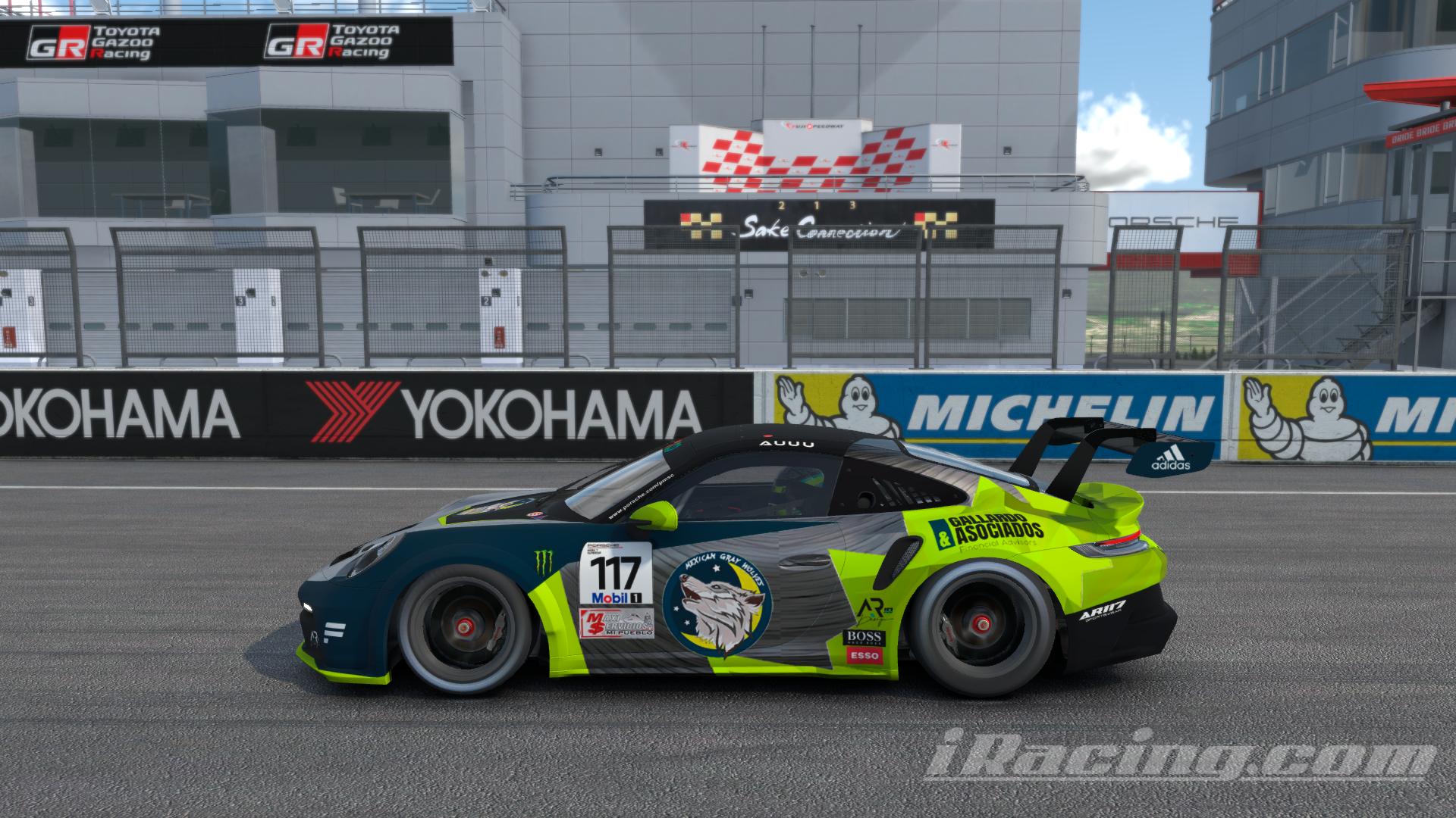 PORSCHE 911 CUP WOLVES by Arturo Romero - Trading Paints
