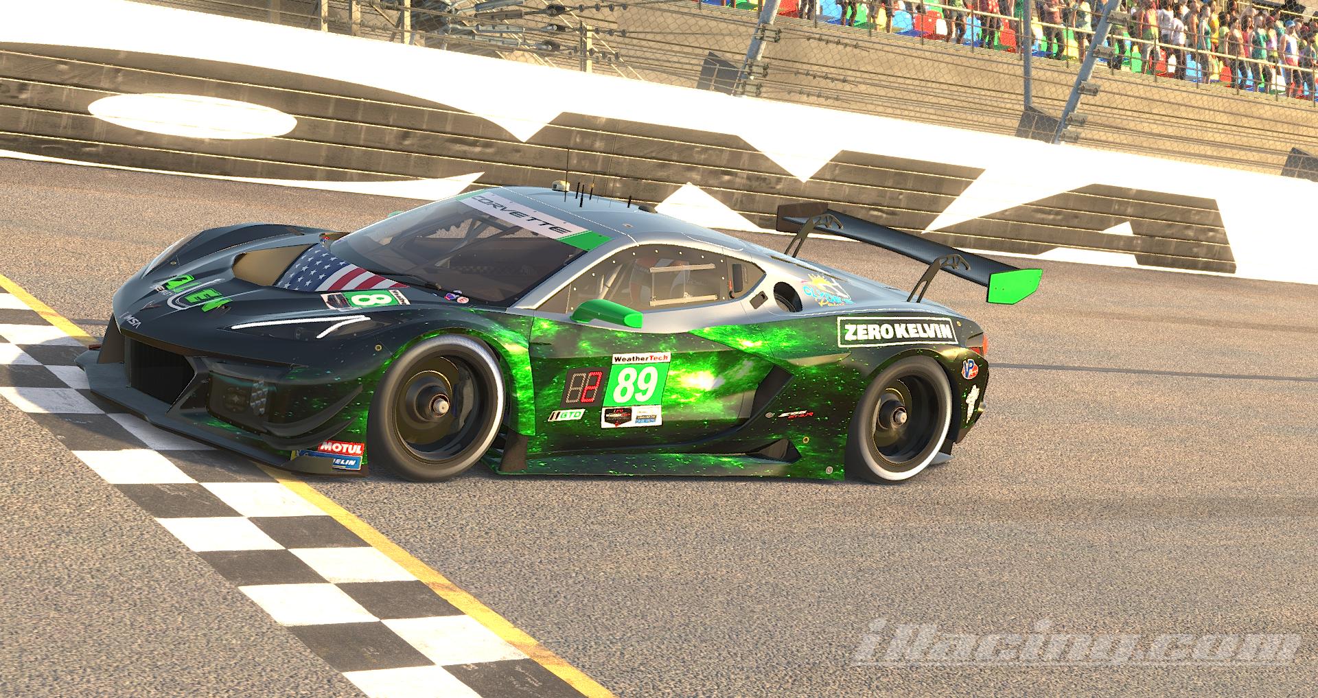 Alien Motorsport Z06 GT3 Green by Elijah Travis - Trading Paints