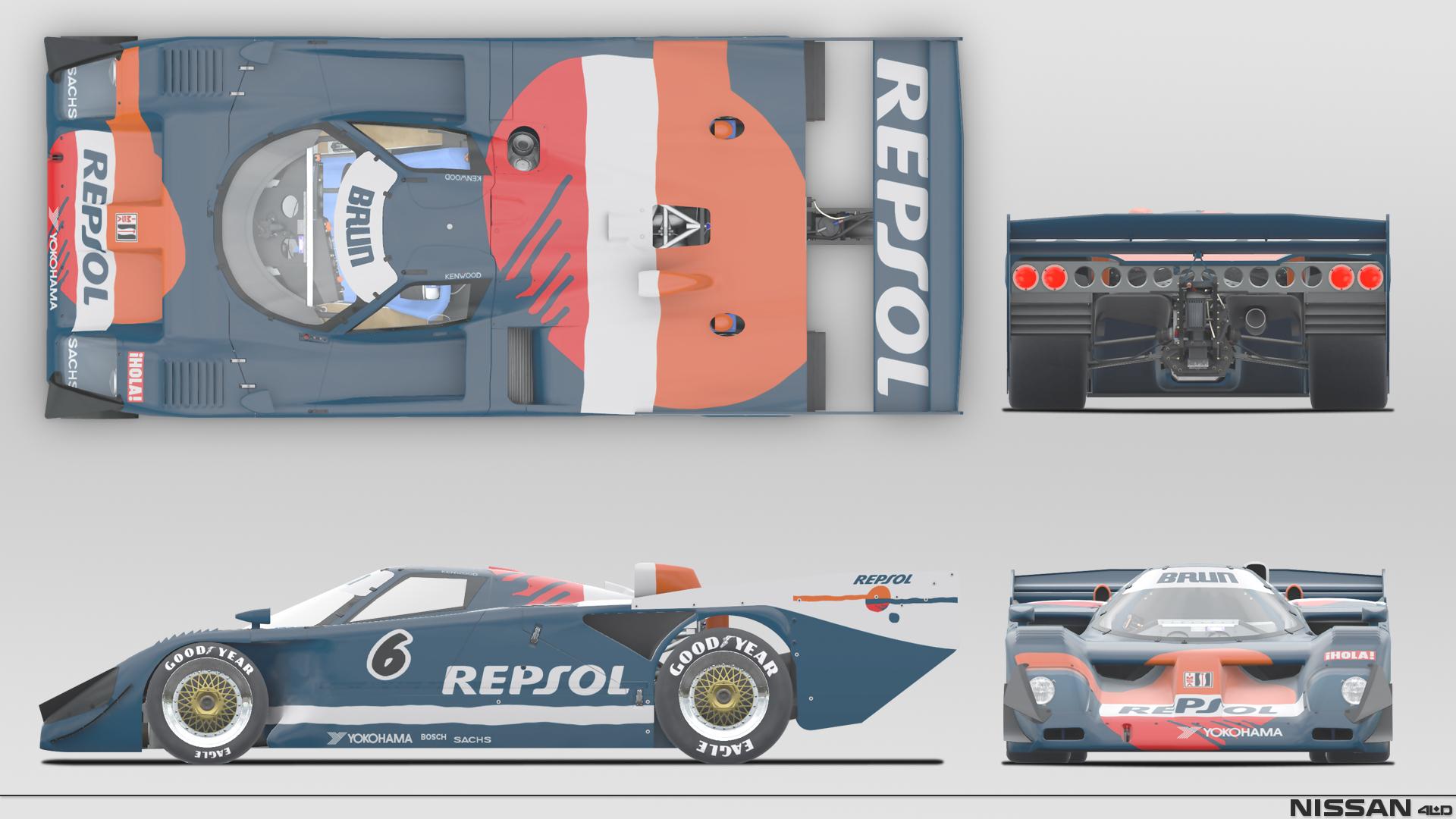 Repsol / Brun Motorsport [1989] #6 by Peter Leonard - Trading Paints
