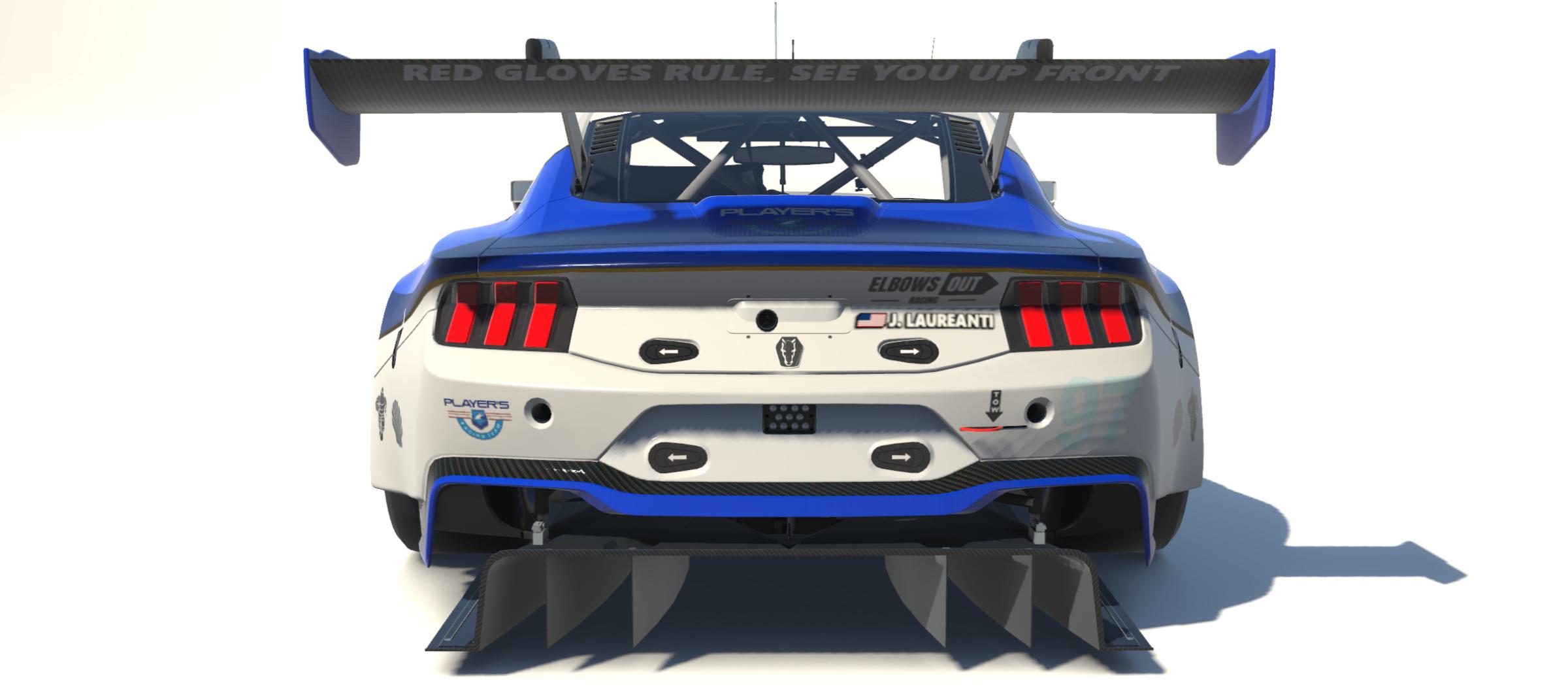 Greg Moore Tribute Mustang GT3 by Paul O’Mally - Trading Paints