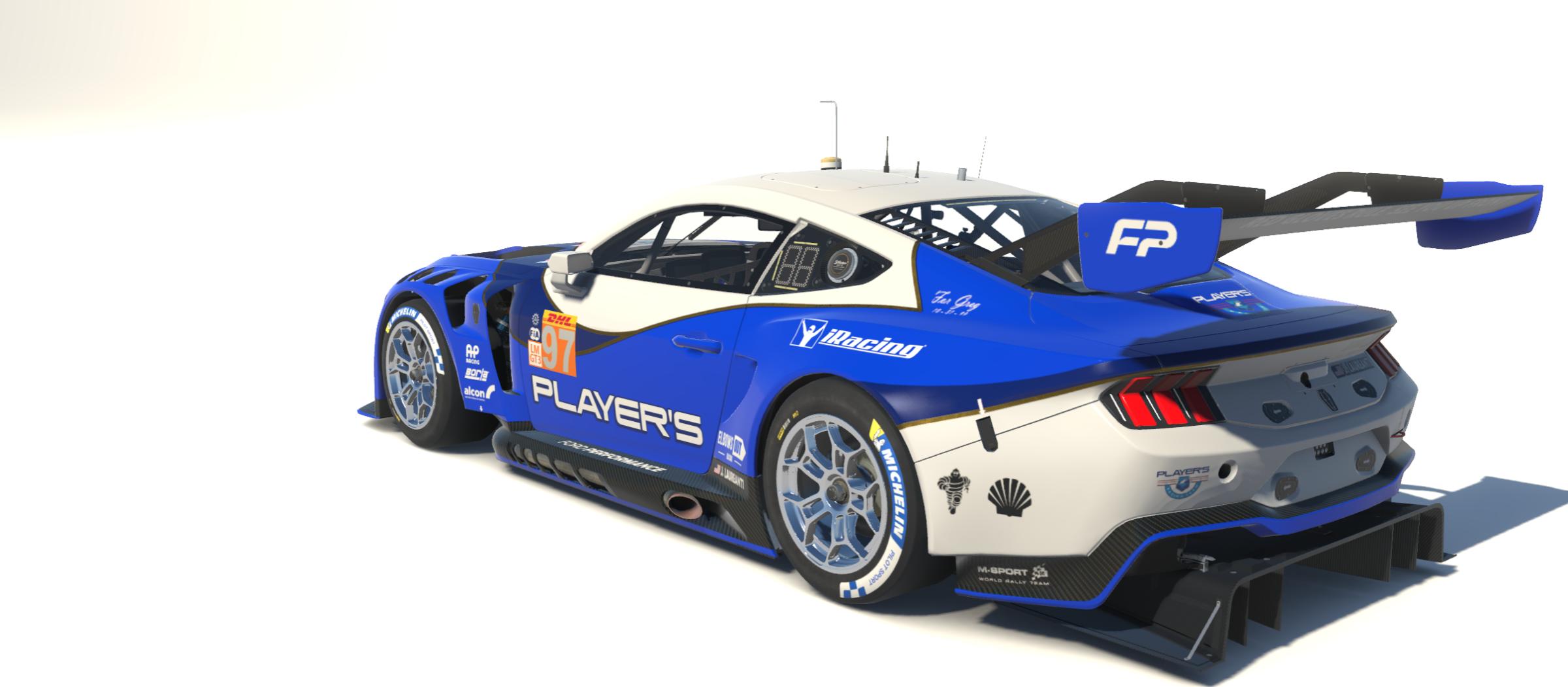 Greg Moore Tribute Mustang GT3 by Paul O’Mally - Trading Paints