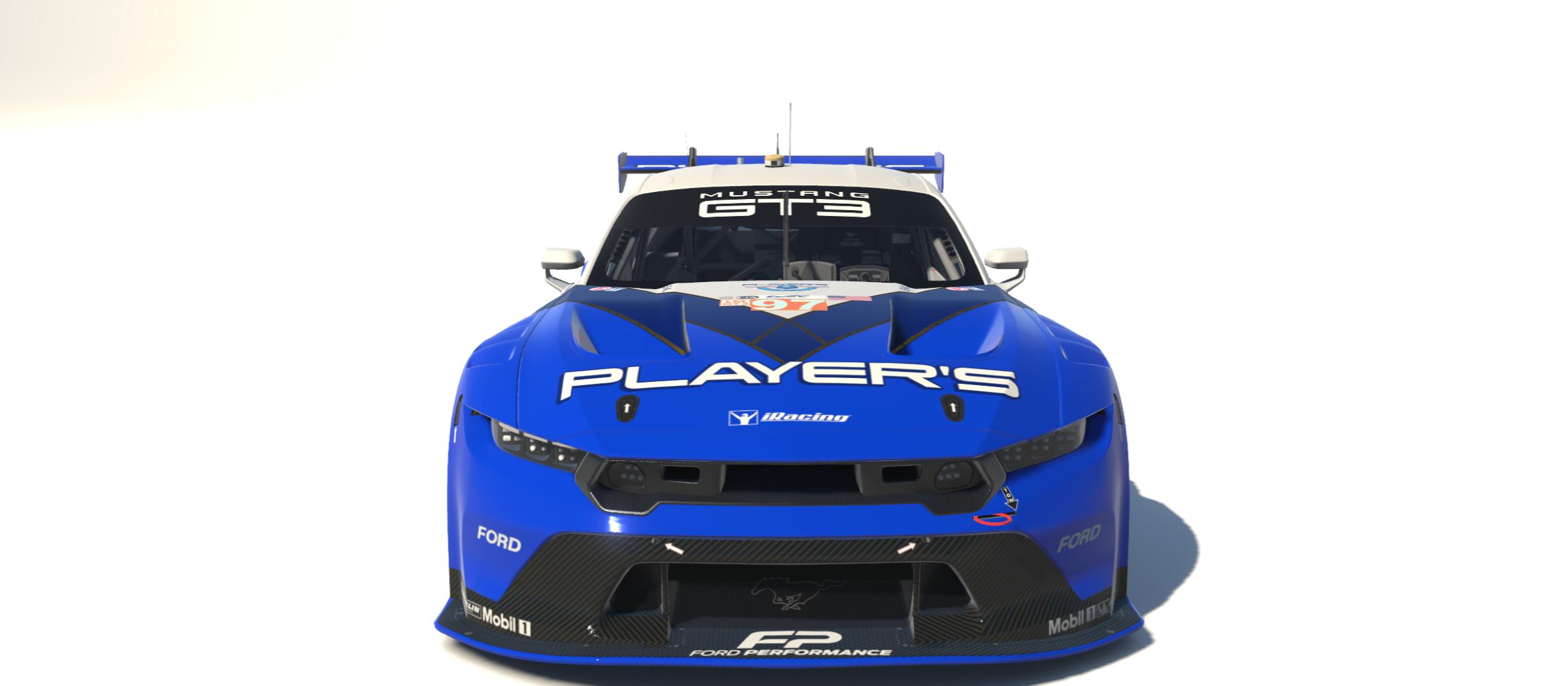 Greg Moore Tribute Mustang GT3 by Paul O’Mally - Trading Paints