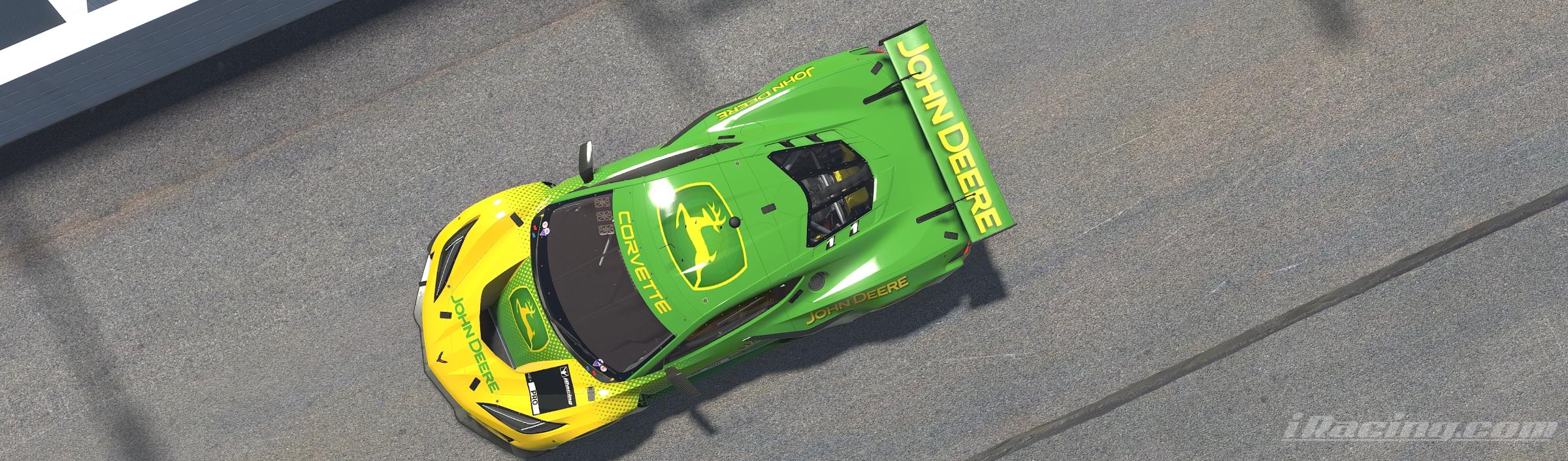 John Deere Corvette Z06 GT3.R ... NO# by Bernie Mobbs - Trading Paints