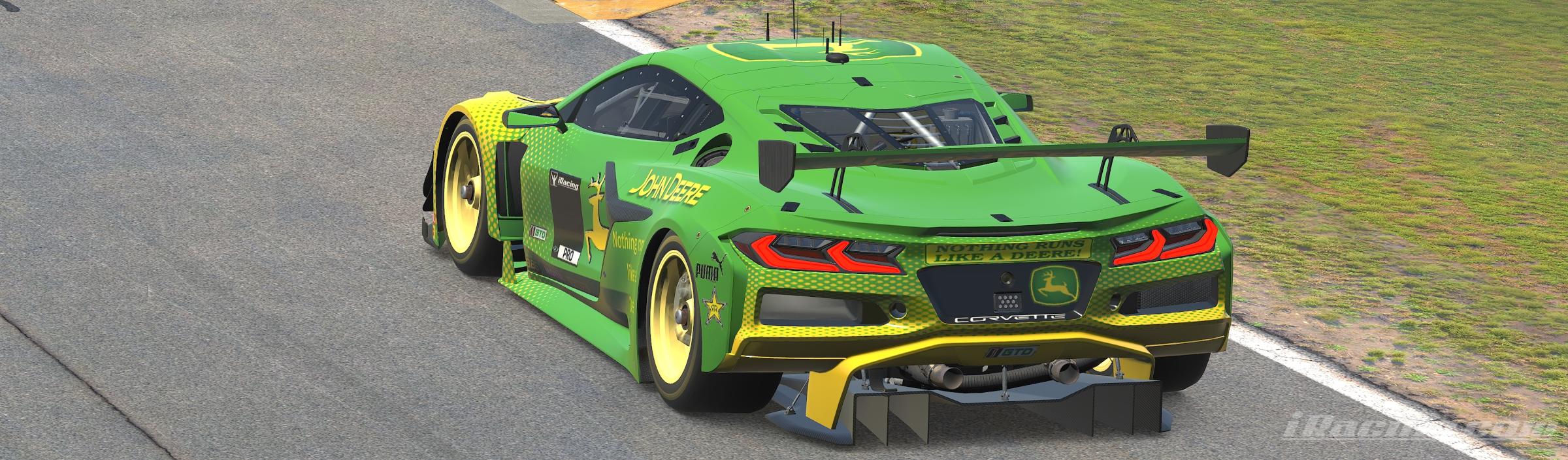 John Deere Corvette Z06 GT3.R ... NO# by Bernie Mobbs - Trading Paints