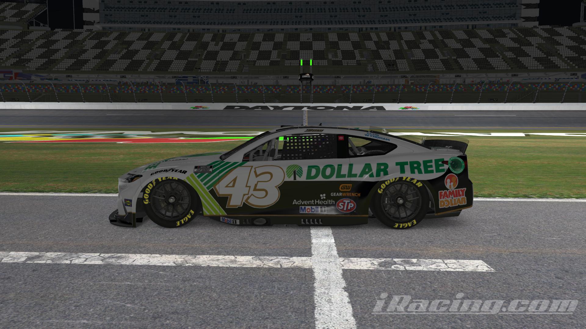 Erik Jones #43 2025 Dollar Tree Concept Toyota Camry by Owen Lacks ...