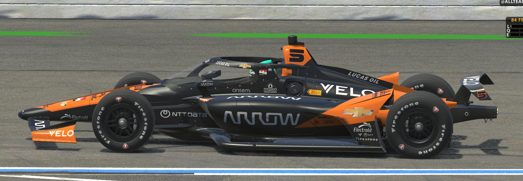 Arrow McLaren OWard 2024 Indycar Replica by Calvin Bullock Jr - Trading ...